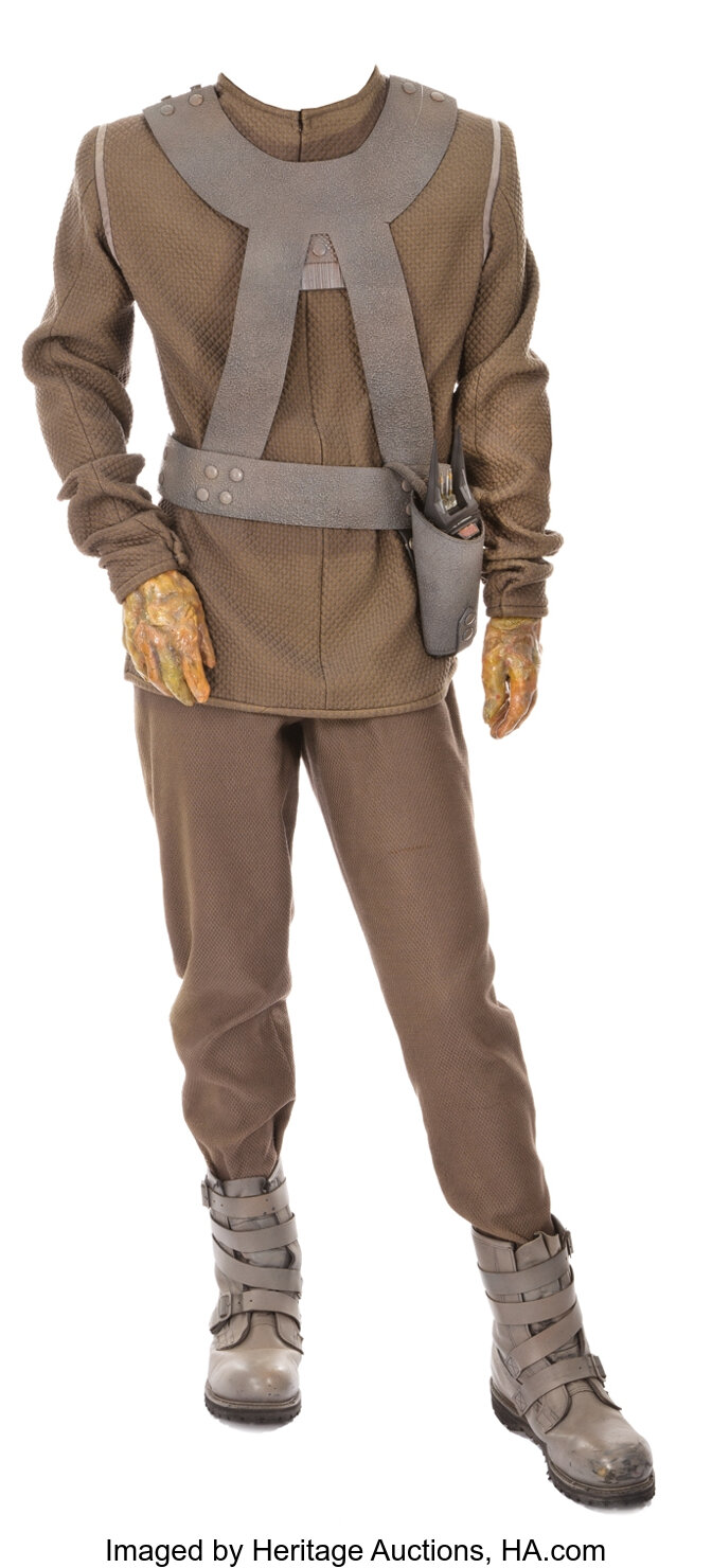 "Vidiian" (5) piece costume from Star Trek: Voyager, including a | Lot ...