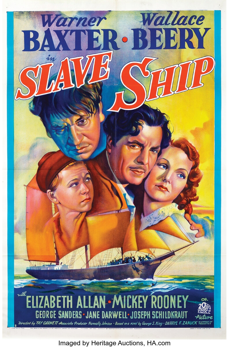 Slave Ship 1-sheet poster. . ... Movie Posters | Lot #2120 | Heritage ...