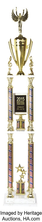 Collection of (3) 2015 National Show Choir Championship trophies. | Lot ...