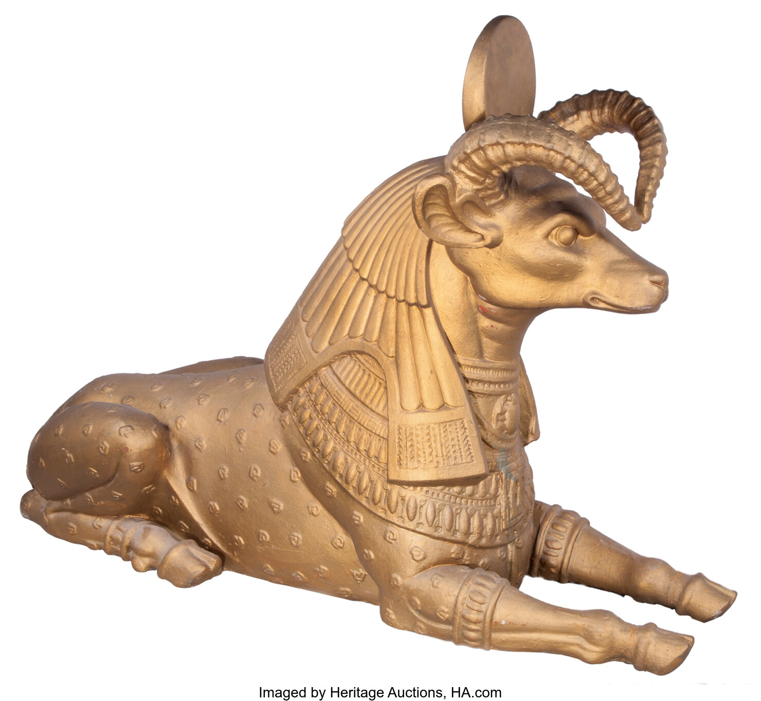 Golden goat statue from Cleopatra.... Movie/TV Memorabilia | Lot #1231 ...