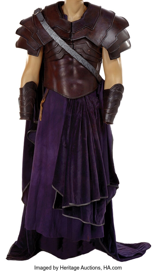 Khalar Zym warlord battle-armor costume from Conan the Barbarian. | Lot ...