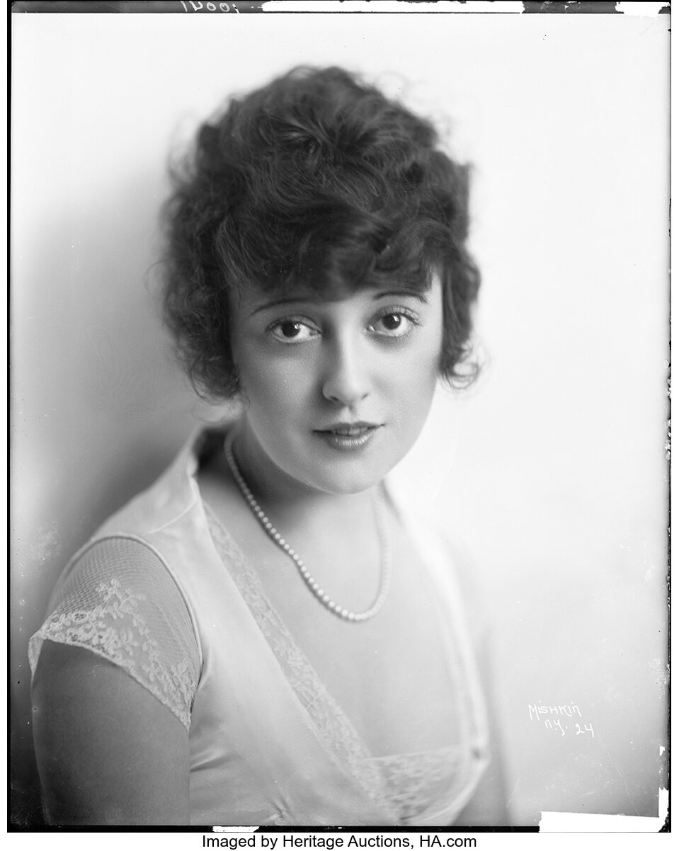 Mabel Normand (35+) vintage glass plate camera negatives. ... | Lot ...