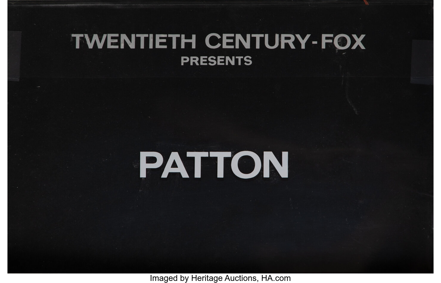 Patton complete opening credit titles.... Movie/TV Memorabilia | Lot ...