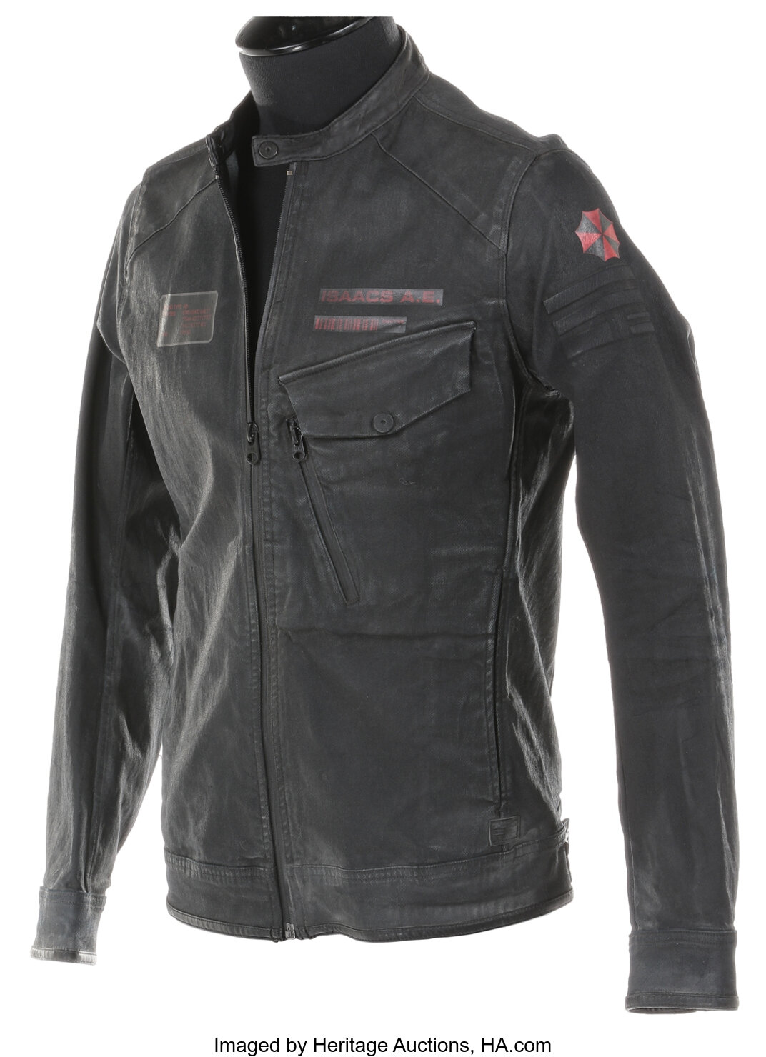 Iain Glen "Dr. Isaacs" hero leather jacket from Resident Evil: The ...