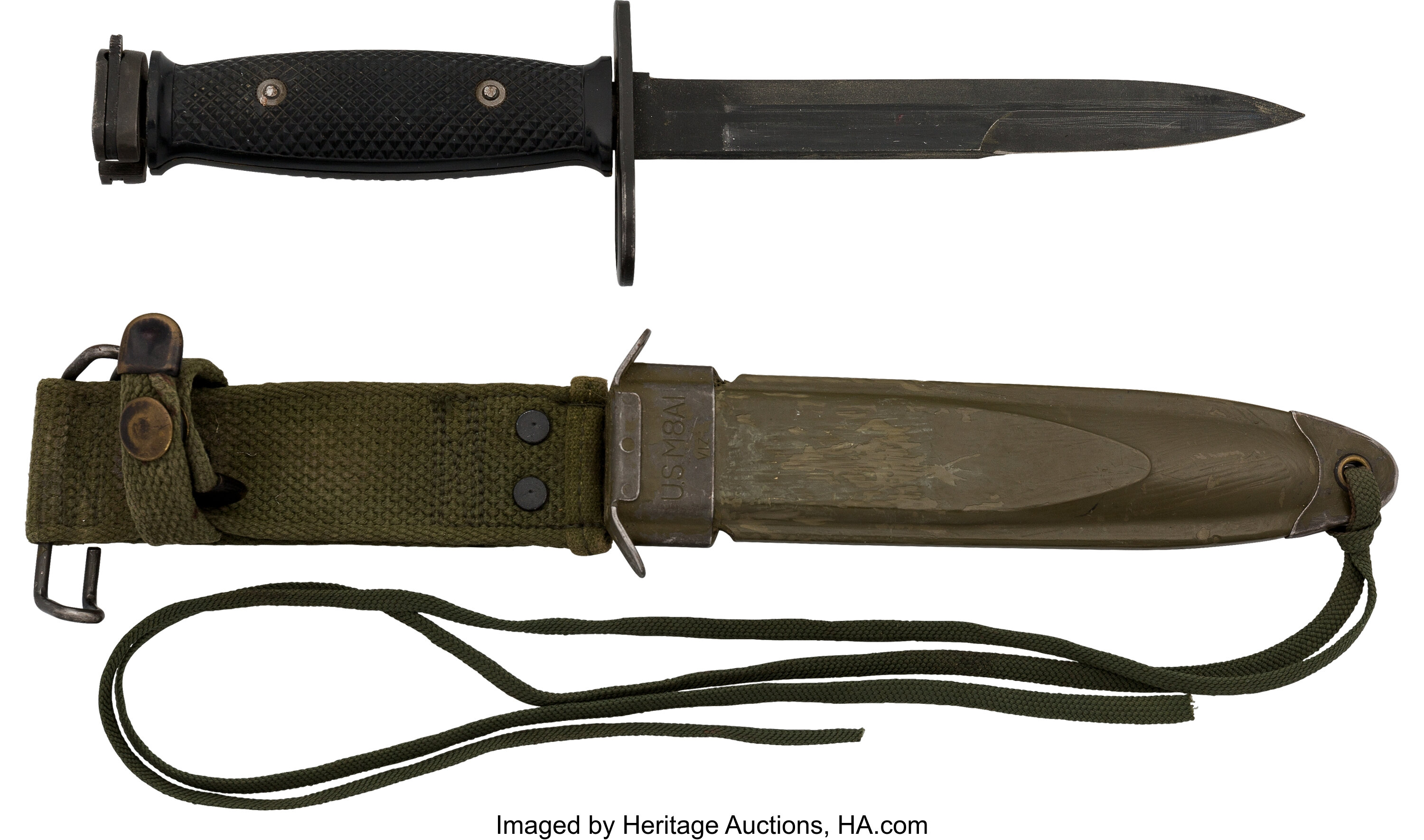 U.S. Conetta M7 Bayonet with Scabbard.. ... Edged Weapons Bayonets ...