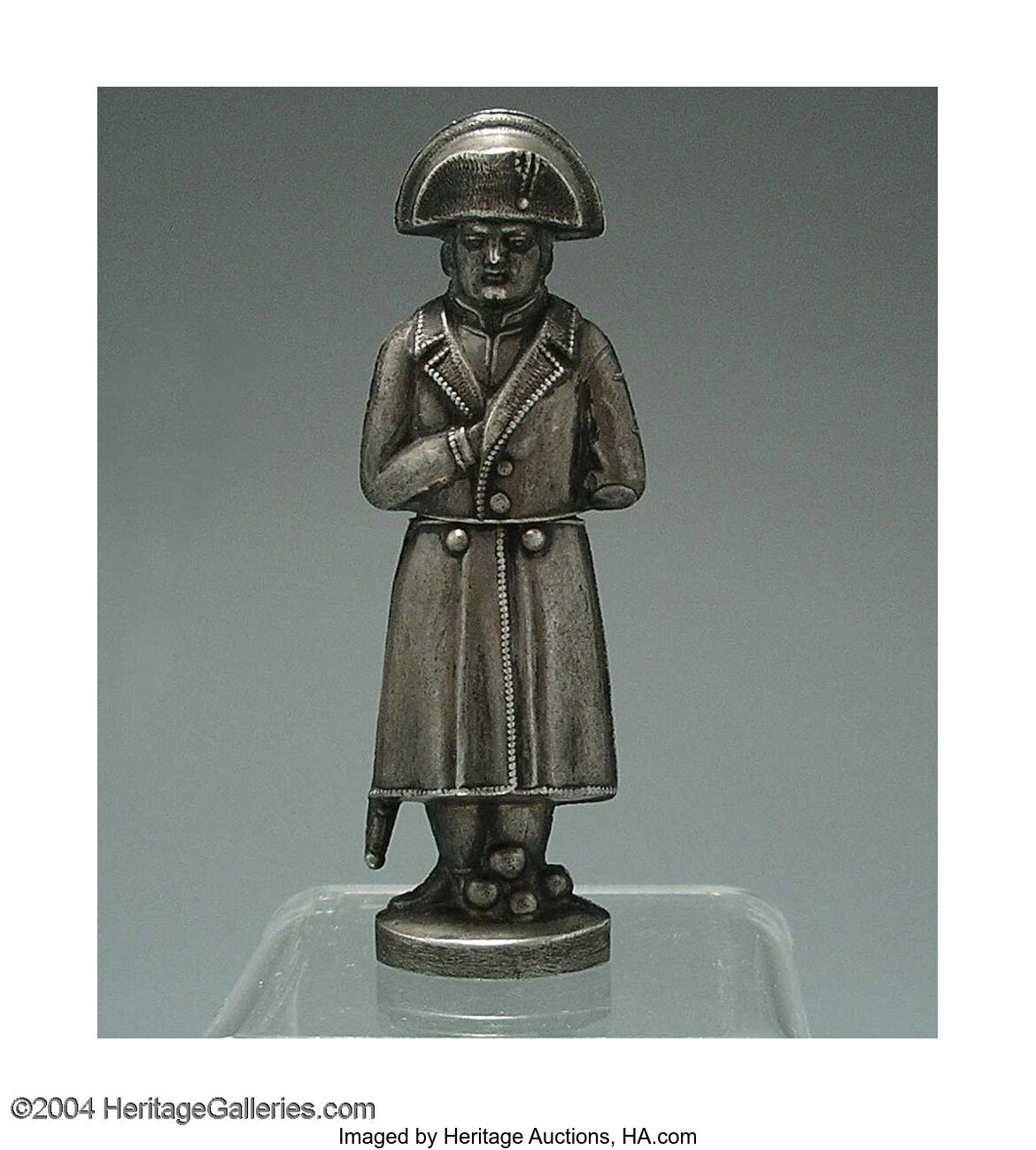 A CONTINENTAL SILVER FIGURAL PIN CASE. Several tiny hallmarks, | Lot ...