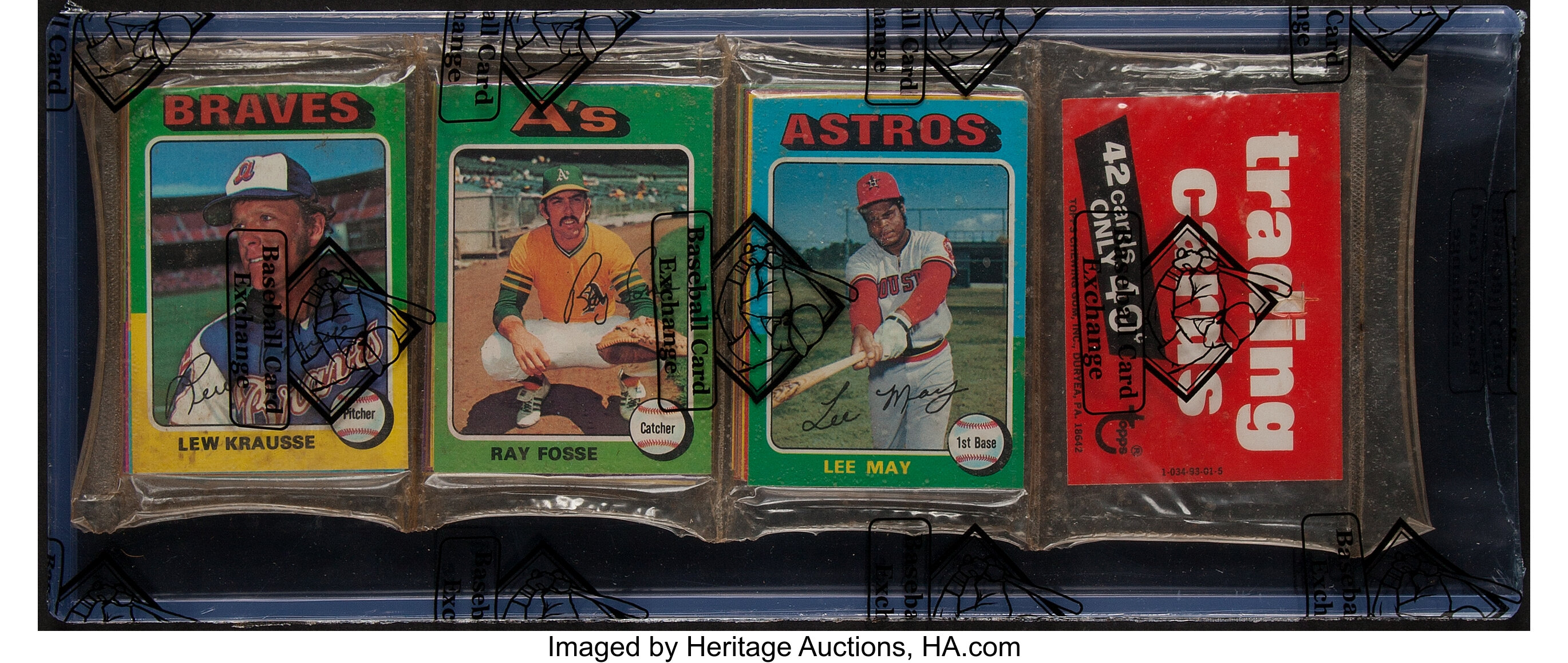 1975 Topps Baseball Unopened Rack Pack. ... Baseball Cards Unopened ...