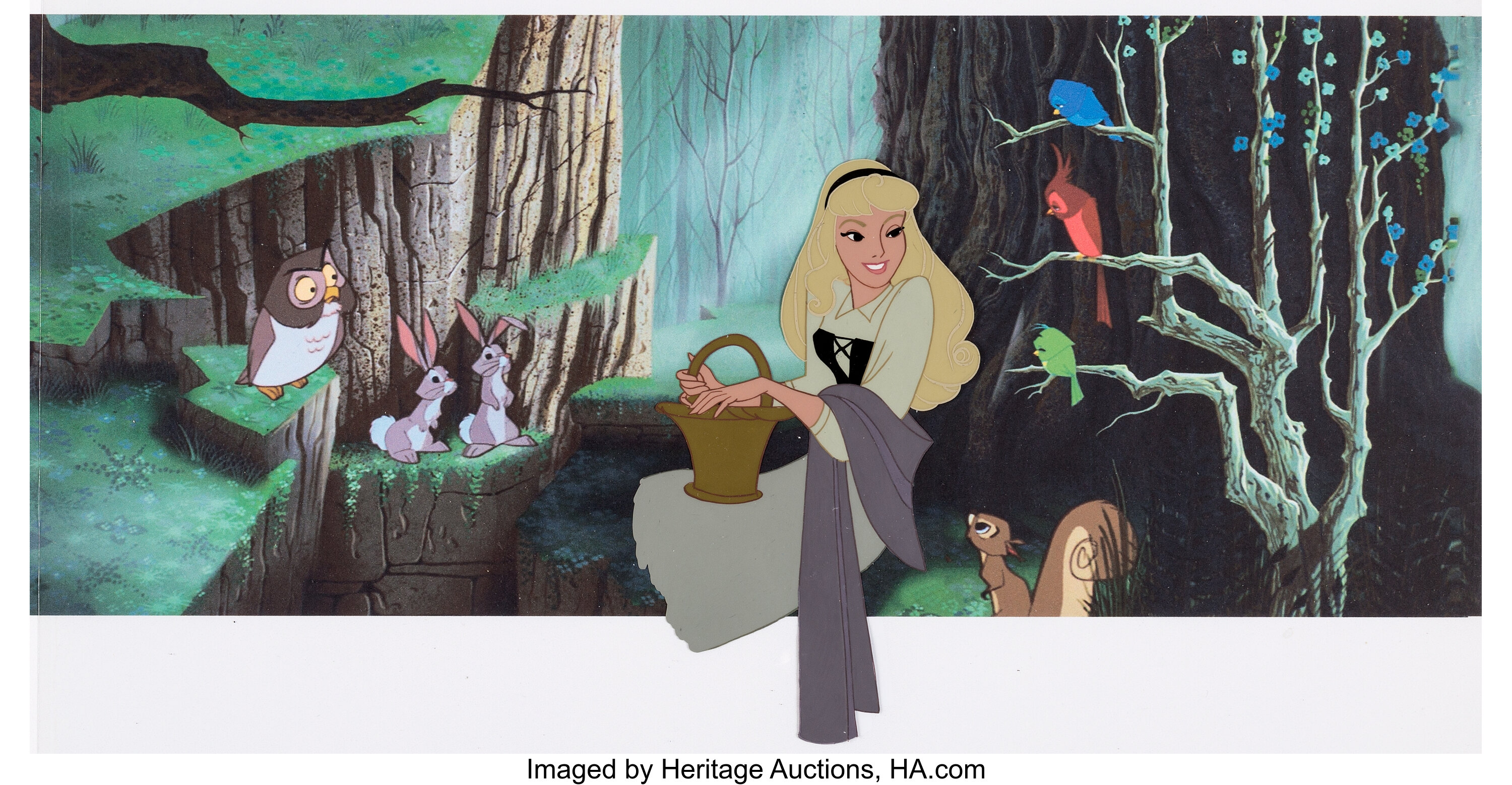 Sleeping Beauty Princess Aurora Color Model Cel (Walt Disney, | Lot ...
