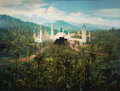 Coming to America Zamunda Palace Matte Painting (Paramount, | Lot ...