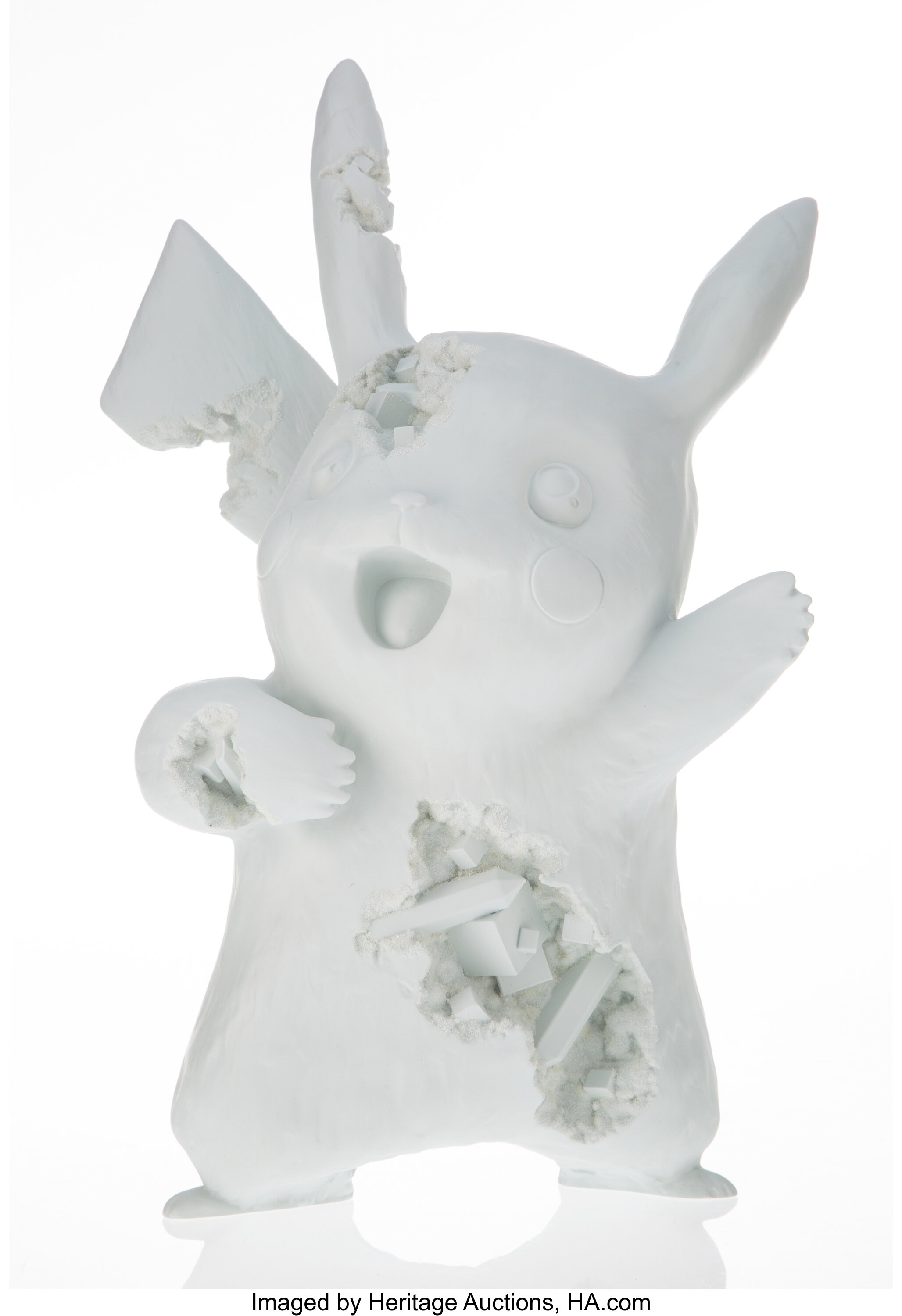 Daniel Arsham X Nintendo. Blue Crystalized Pikachu, 2020. Cast | Lot ...
