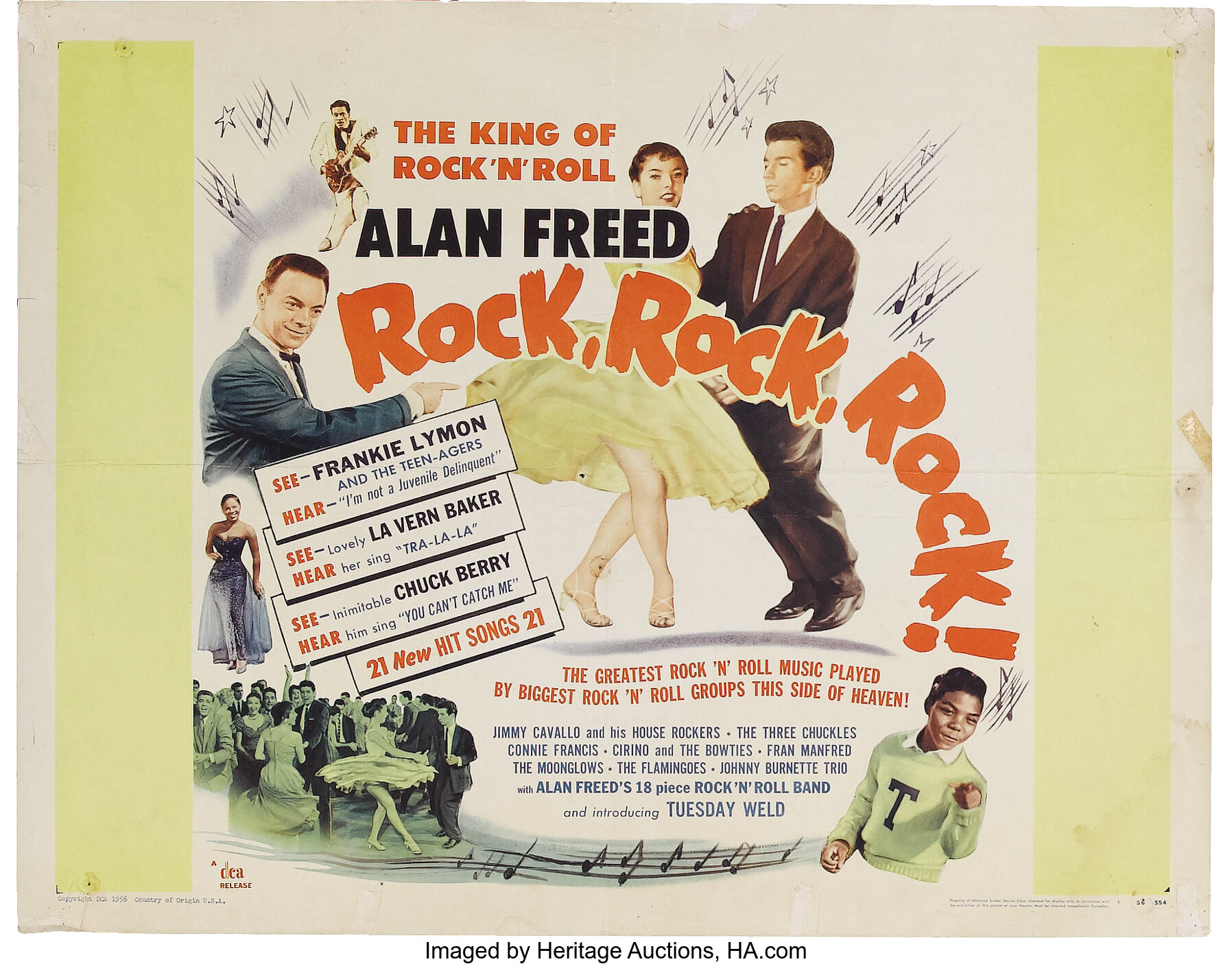 Alan Freed Vintage Movie Poster Group. Includes a 14" x 22" poster ...