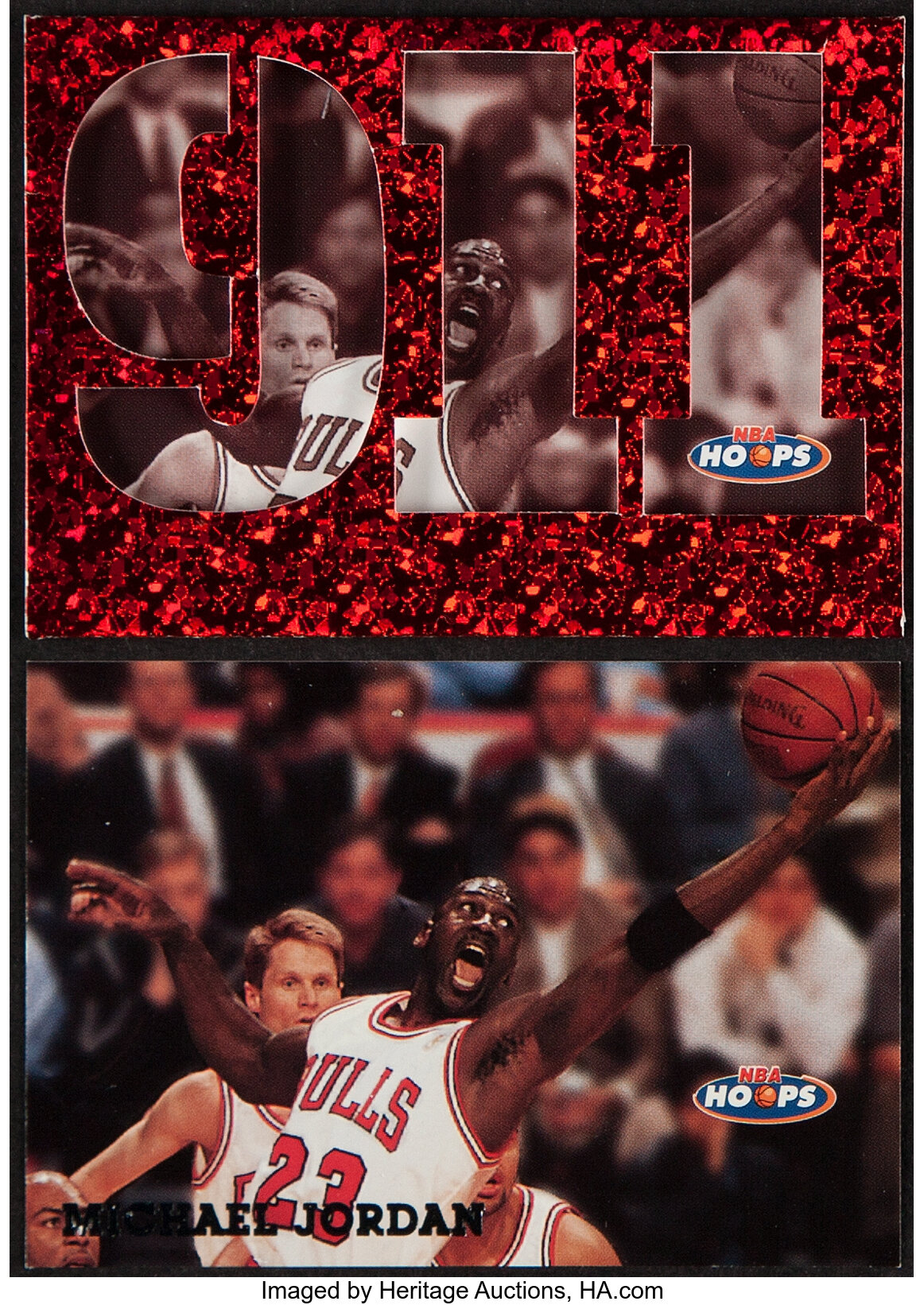 1997 Hoops 911 Michael Jordan #1.... (Total: 2 items) Basketball | Lot ...