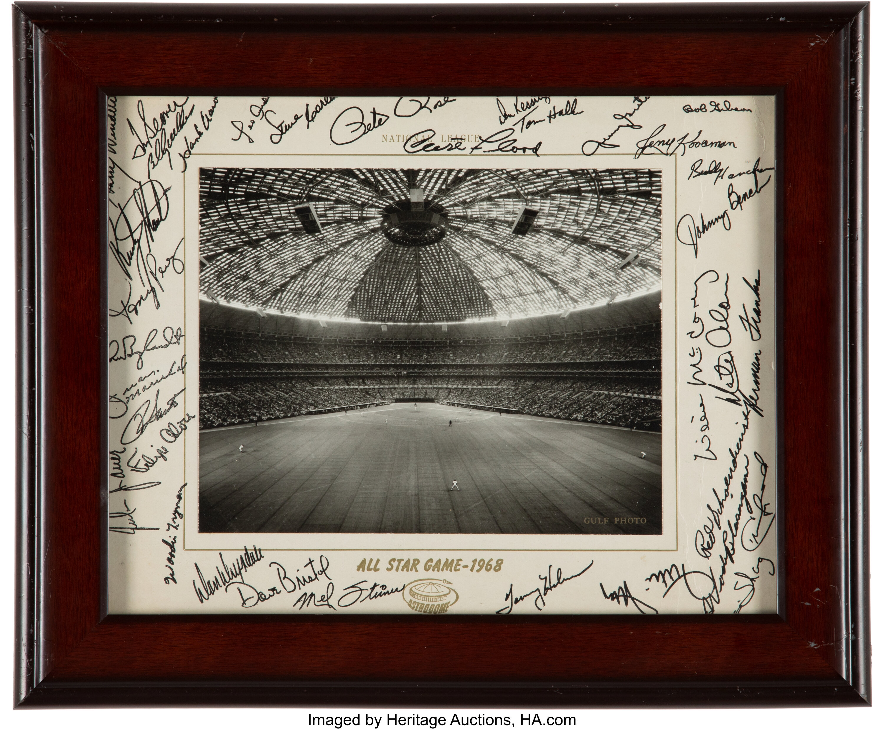 1968 N.L. All-Star Game Photograph Presented to Willie McCovey from ...