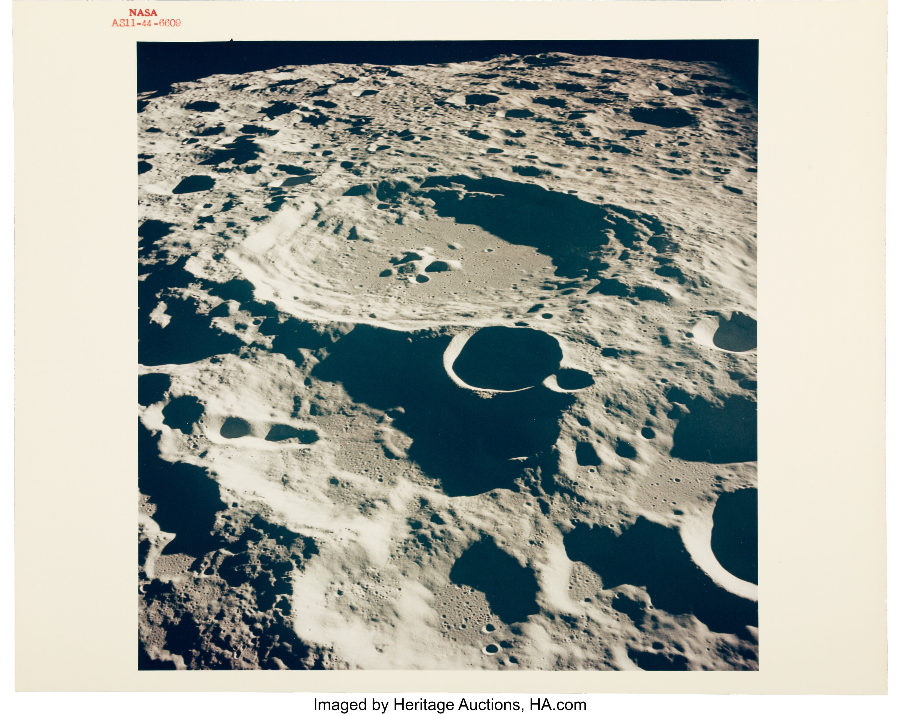 Apollo 11 Vintage NASA "Red Number" Color Photo, Image | Lot #71237 ...