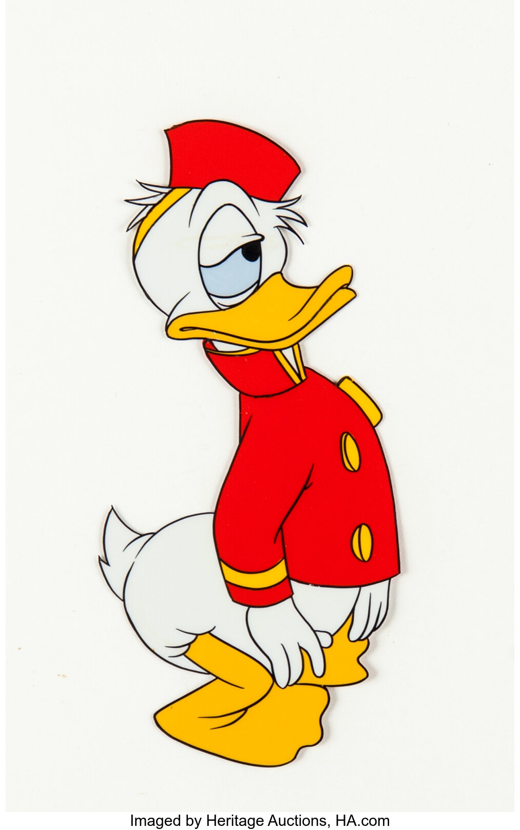 Walt Disney's Disneyland "Duck for Hire" Donald Duck Production Cel ...
