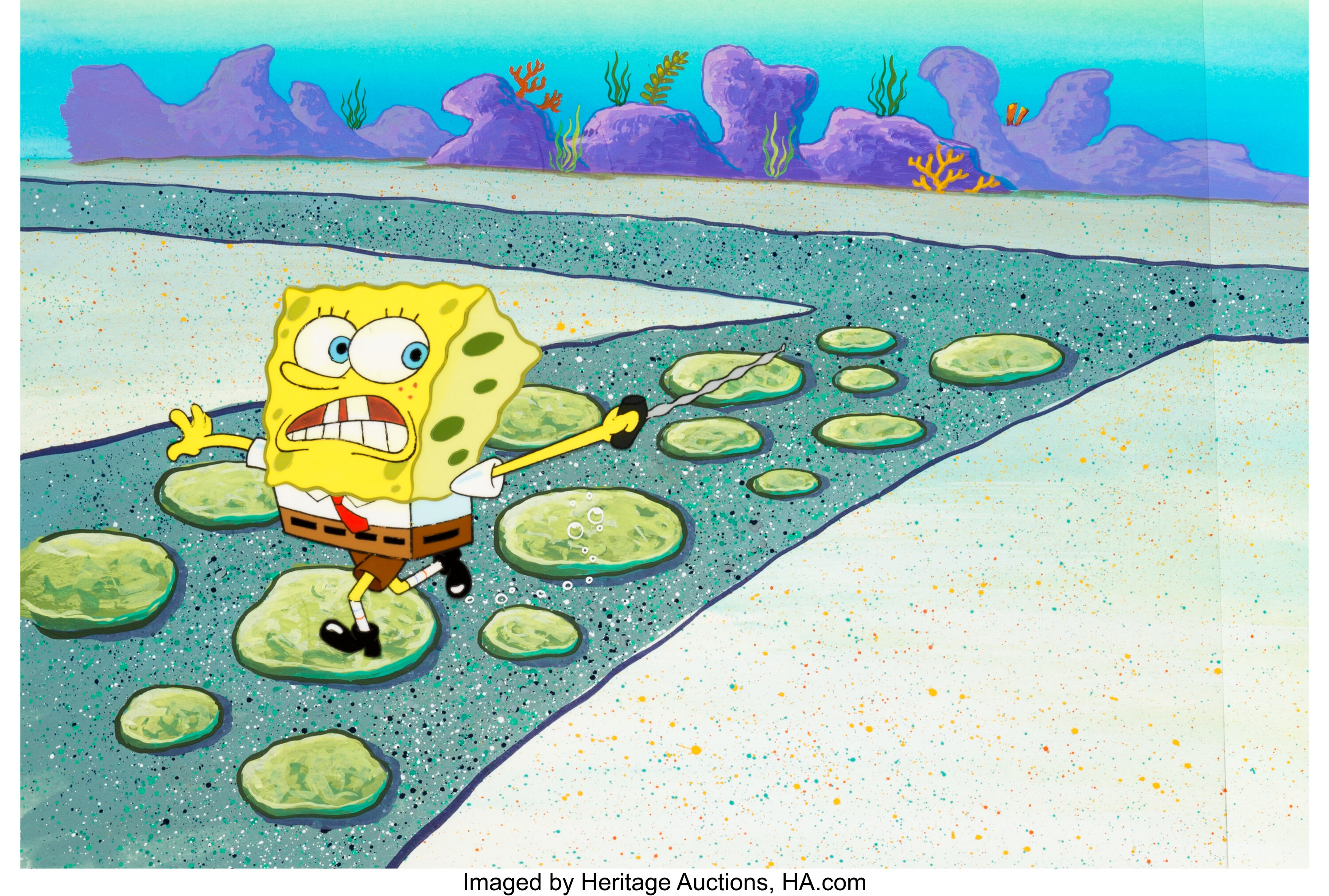 SpongeBob SquarePants SpongeBob Production Cel and Master | Lot #46295 ...