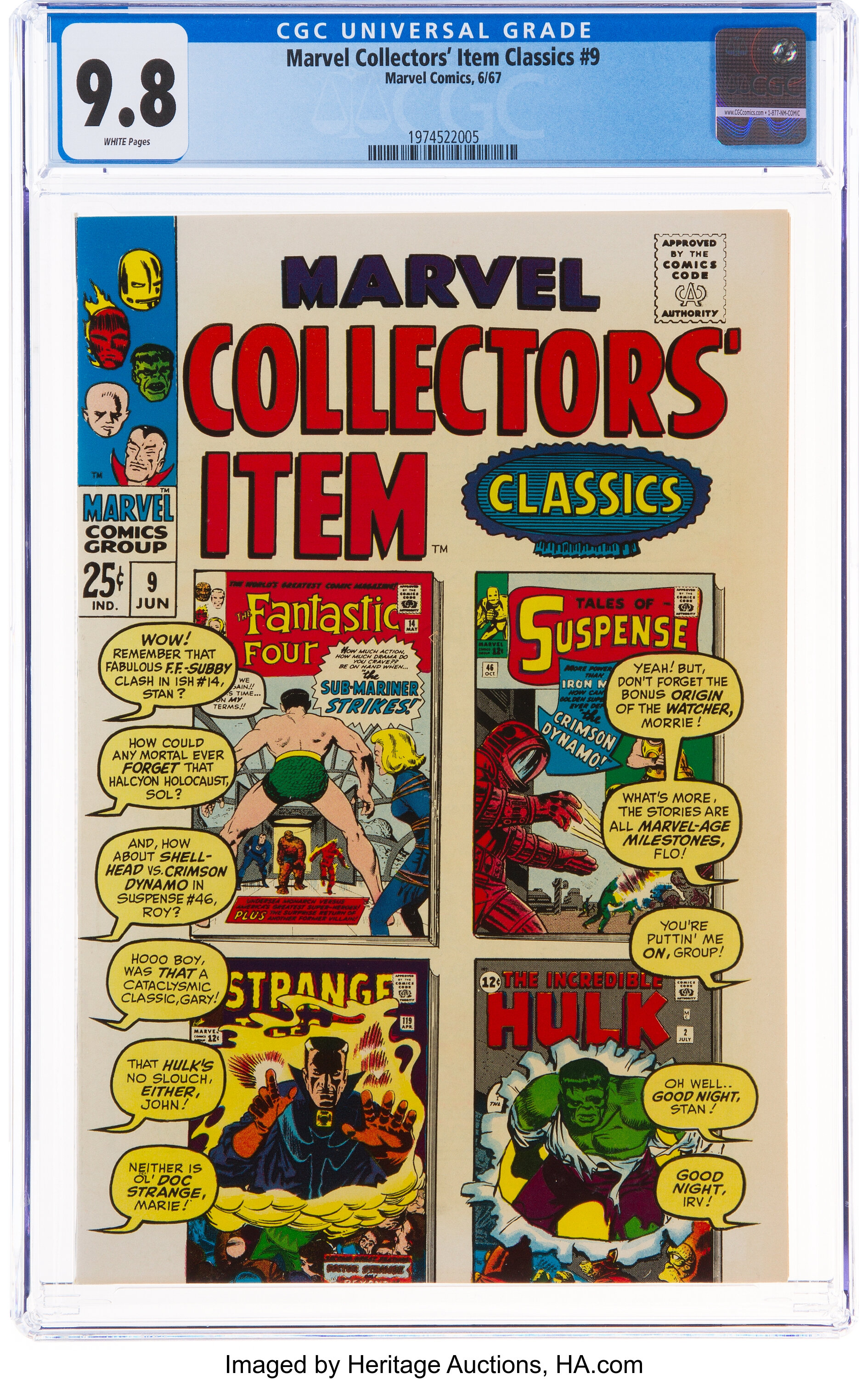 How Much Is Marvel Collectors' Item Classics #9 Worth? Browse Comic ...