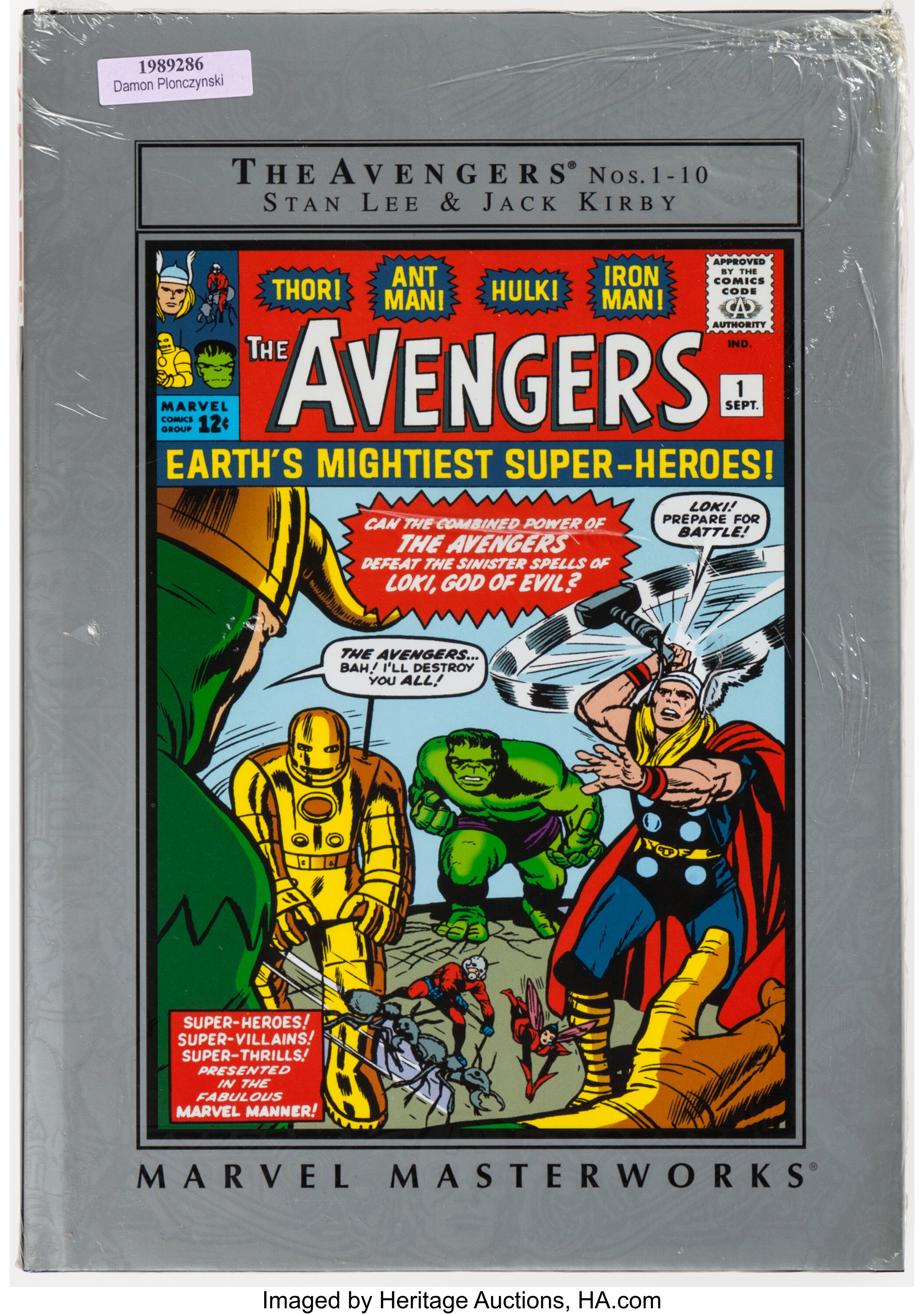 Marvel Masterworks: The Avengers Volume 1 (Marvel, 1990).... | Lot ...