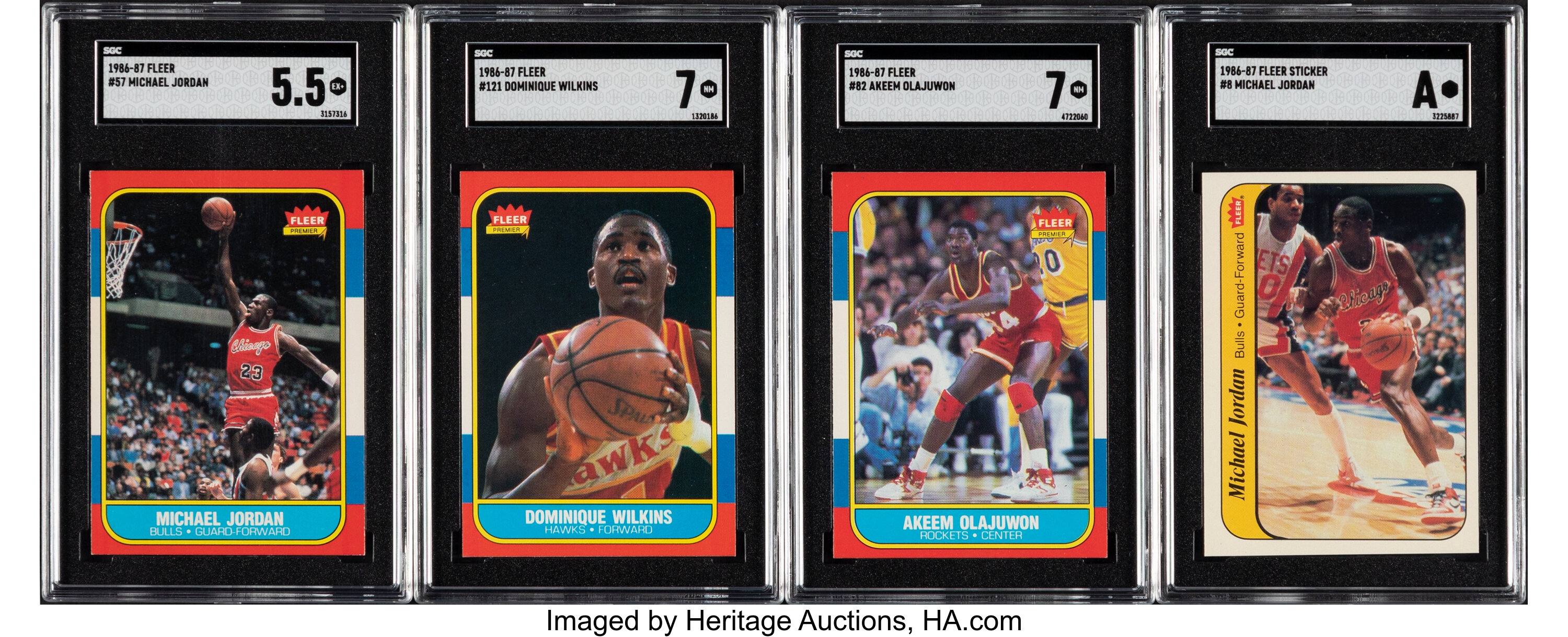 1986 Fleer Basketball Cards & Stickers Complete Set (132+11). ... | Lot ...