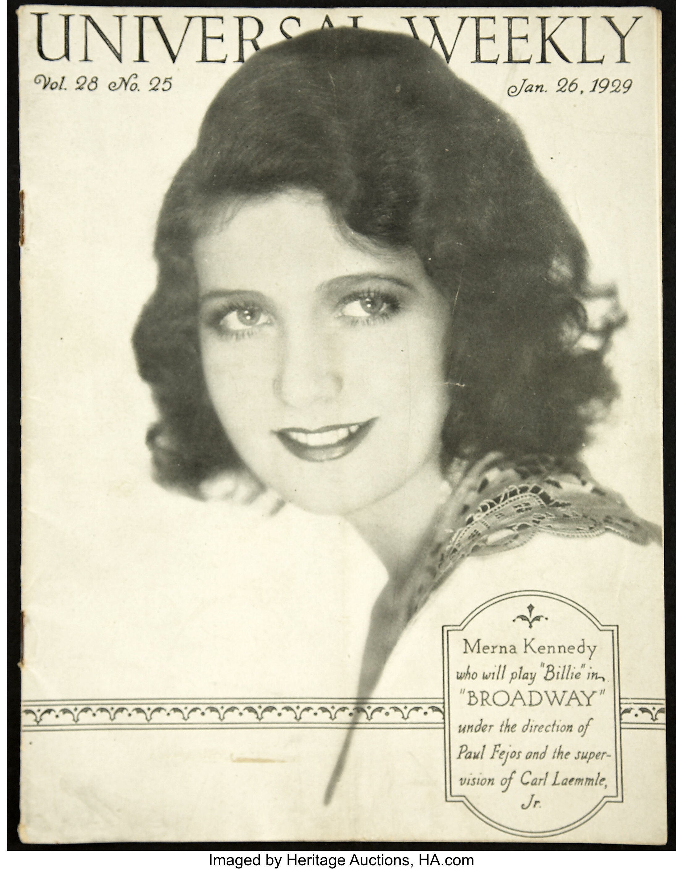 Universal Weekly (Universal, 1928-1929). Magazines (2) (Multiple | Lot ...