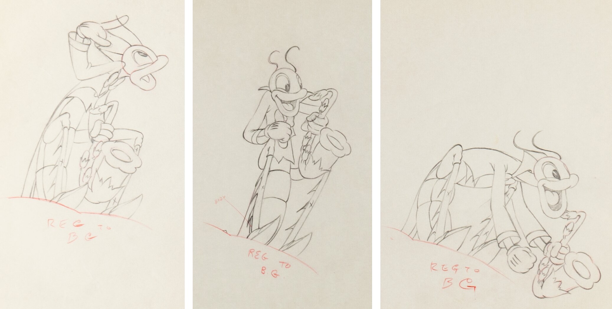 Woodland Café Silly Symphony Animation Drawing Sequence of 3 (Walt ...