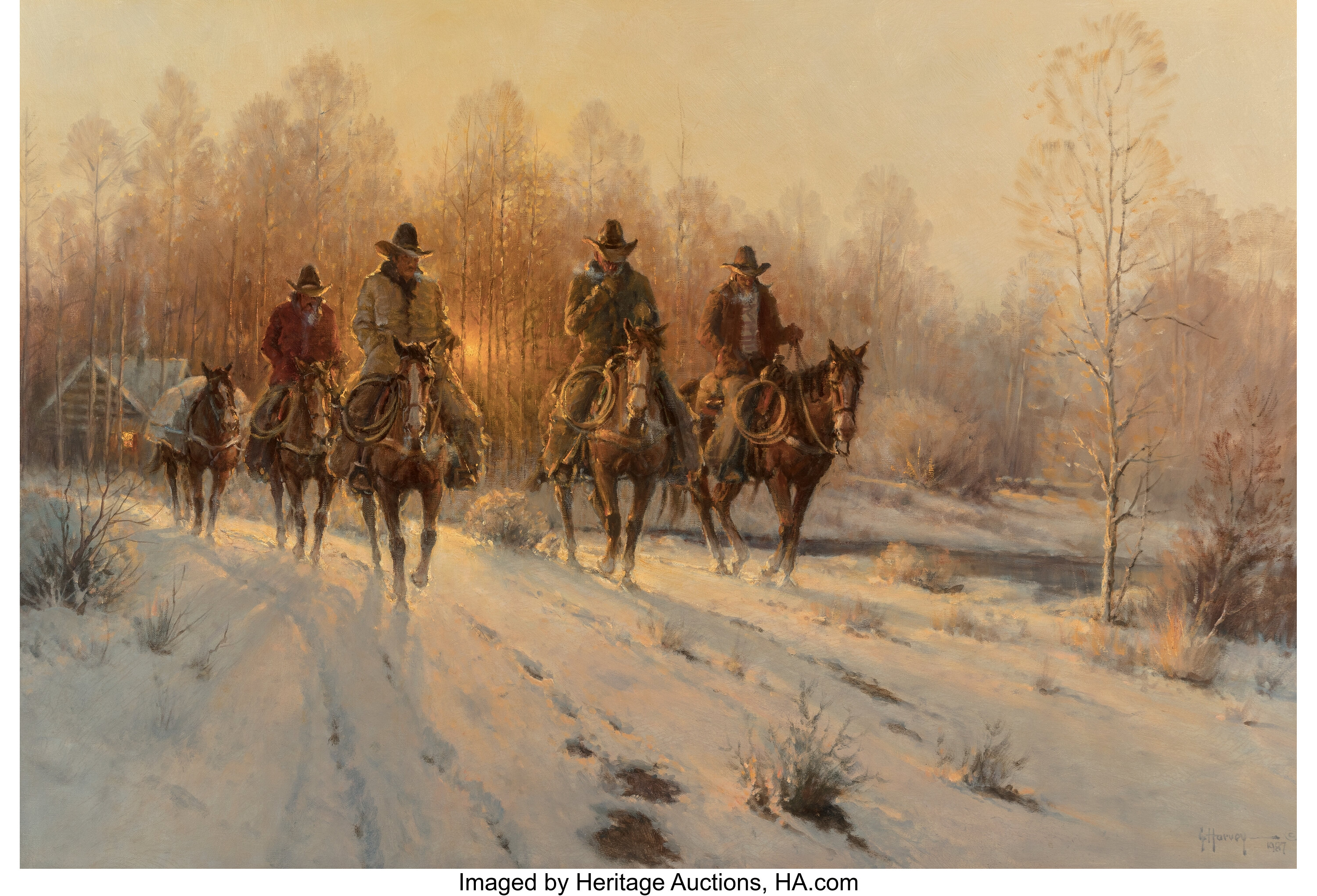 G. (Gerald Harvey Jones) Harvey (American, 1933-2017). Cold | Lot ...