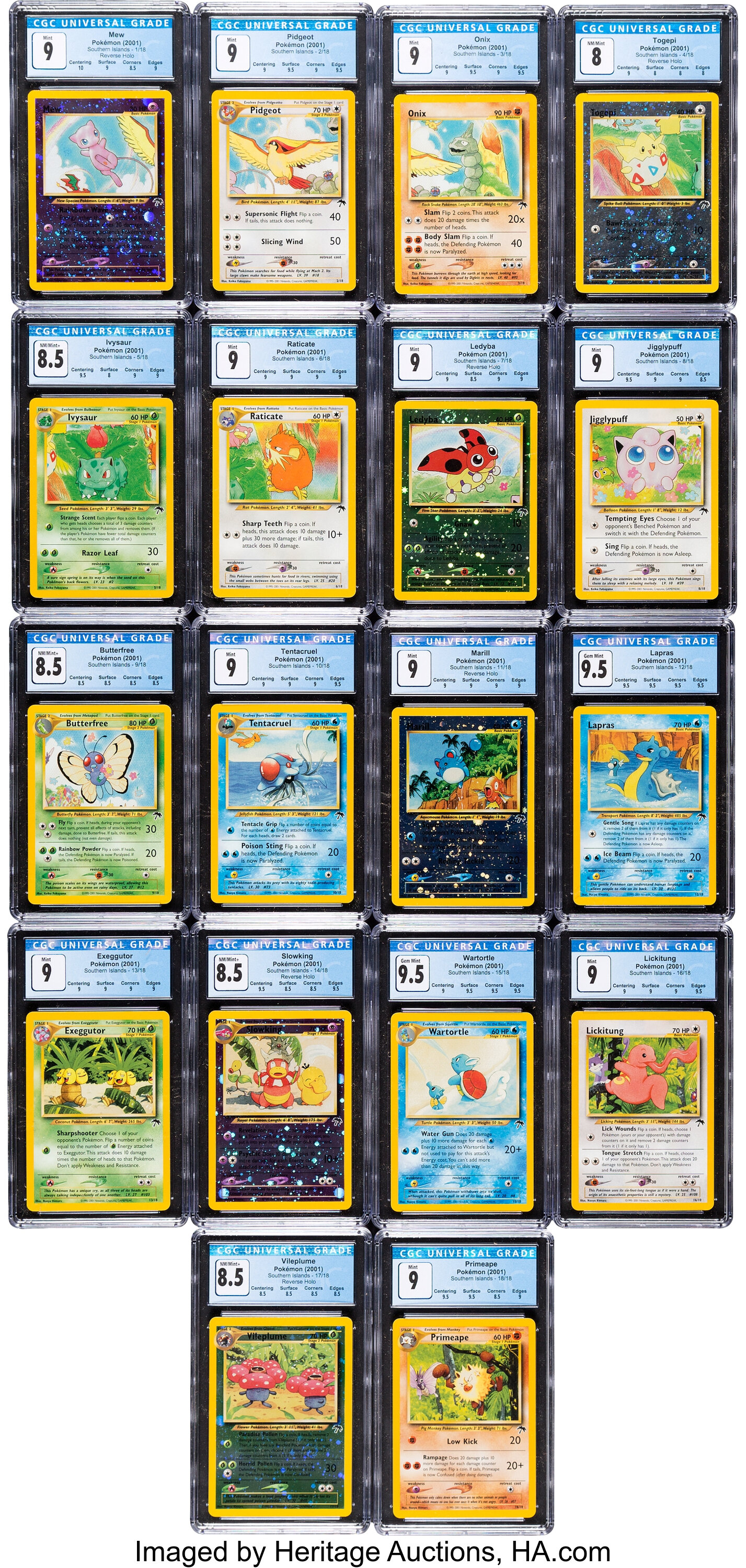 Pokémon Southern Islands Set Complete (Wizards of the Coast, 2000 ...
