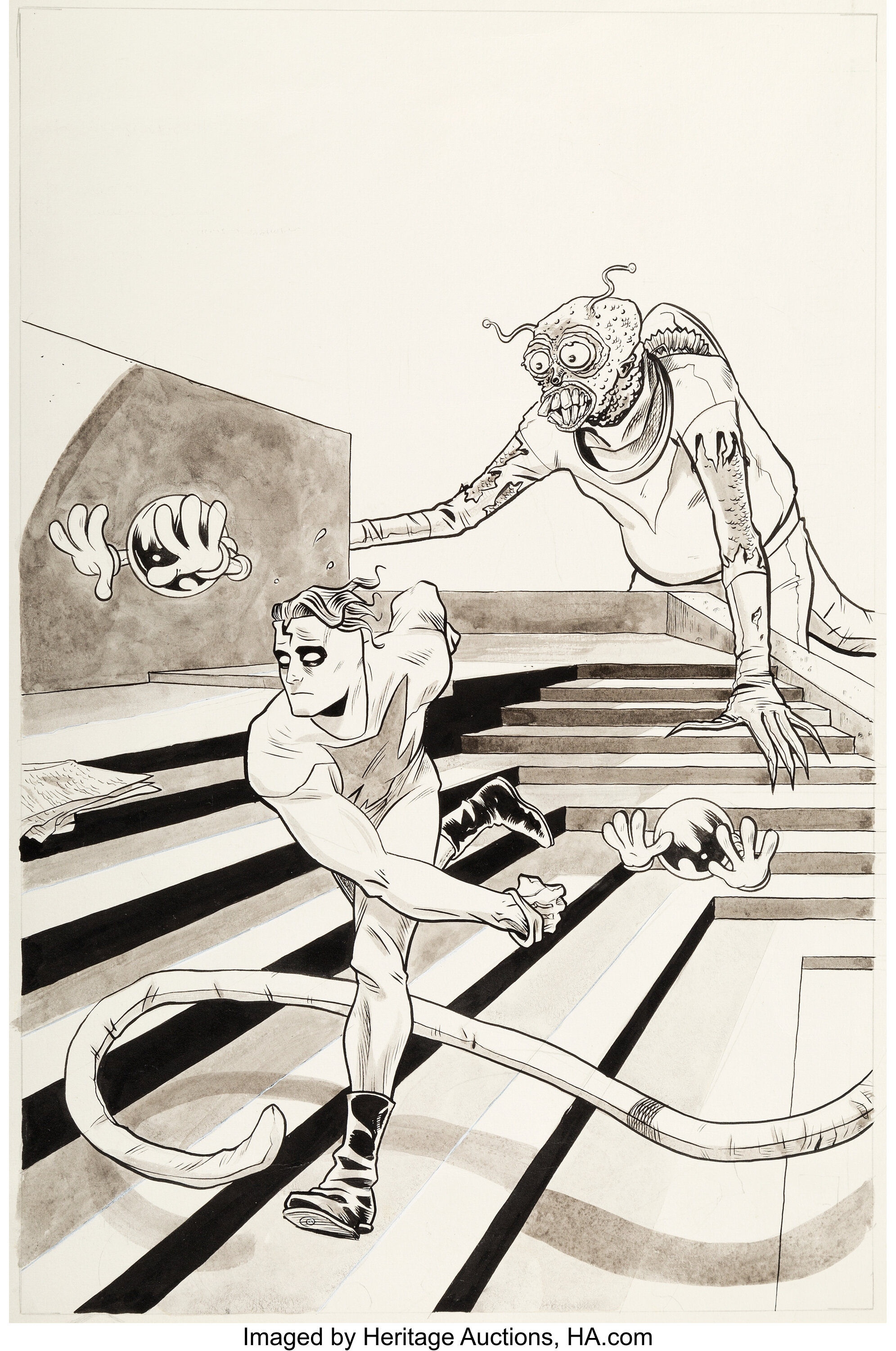 Mike Allred Madman Comics #2 Inside Front Cover Illustration | Lot ...