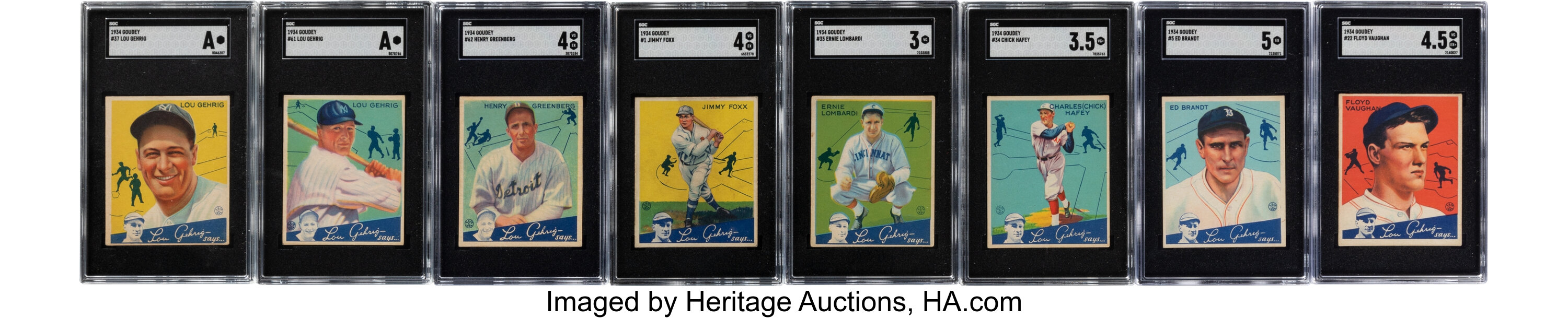 1934 Goudey Baseball Complete Set (96). ... Baseball Cards Sets | Lot ...