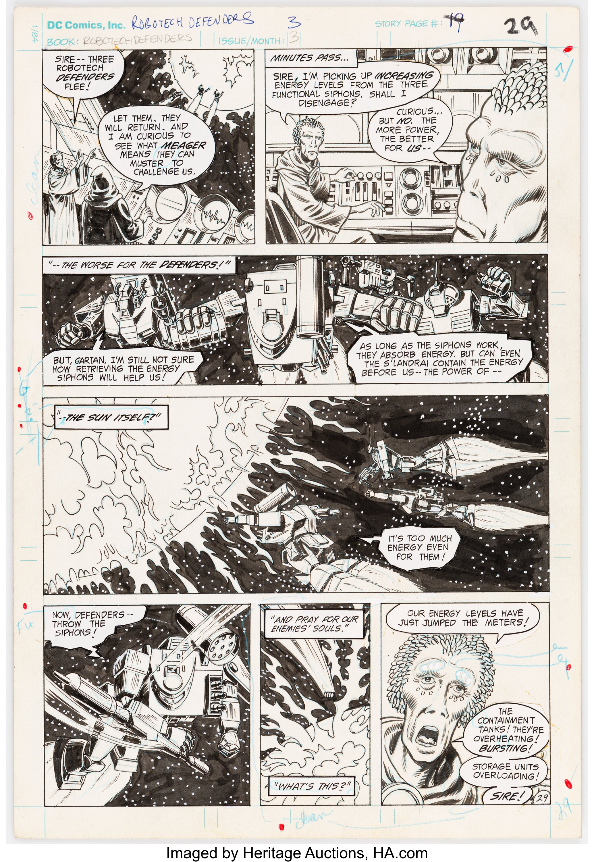 Judith Hunt, Mike Manley, and others Robotech Defenders #2 Story | Lot ...