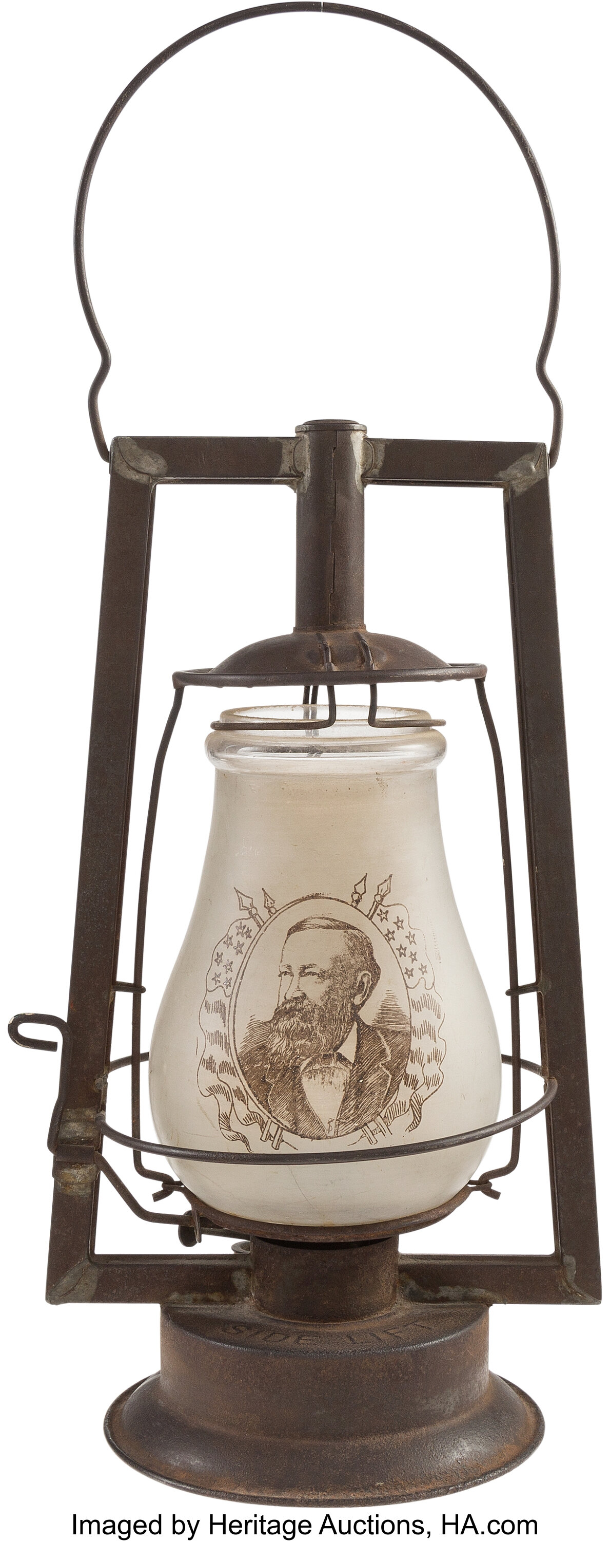Harrison & Morton: Complete Dietz Railroad "Campaign" Lantern.... | Lot ...