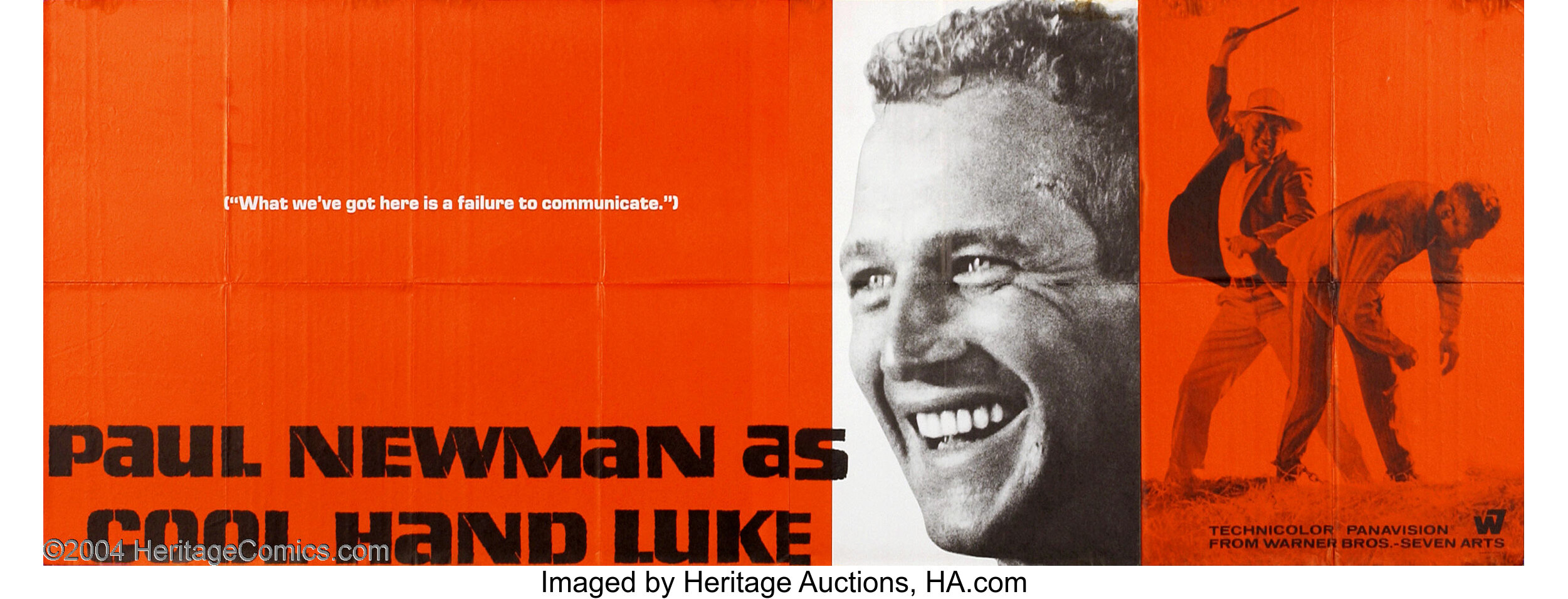 Cool Hand Luke (Warner Brothers, 1967).... Movie Posters Action | Lot ...