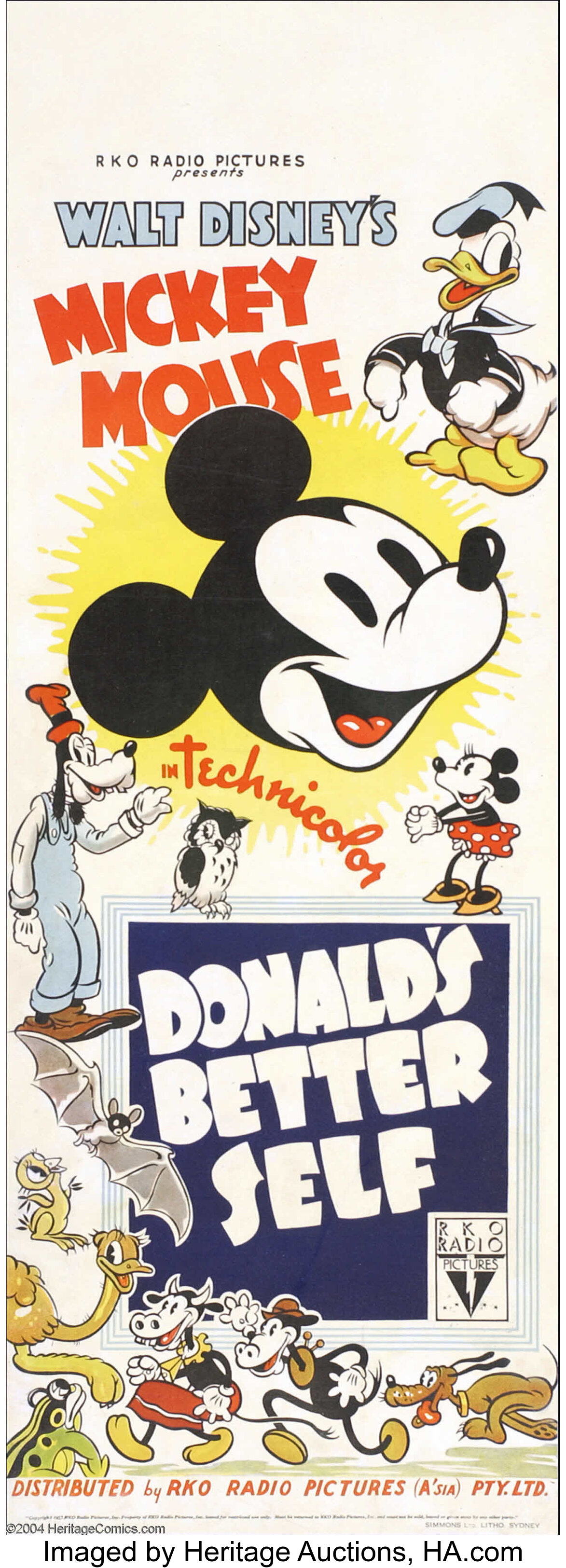 Donald's Better Self (RKO, 1938).... Movie Posters Animated | Lot ...