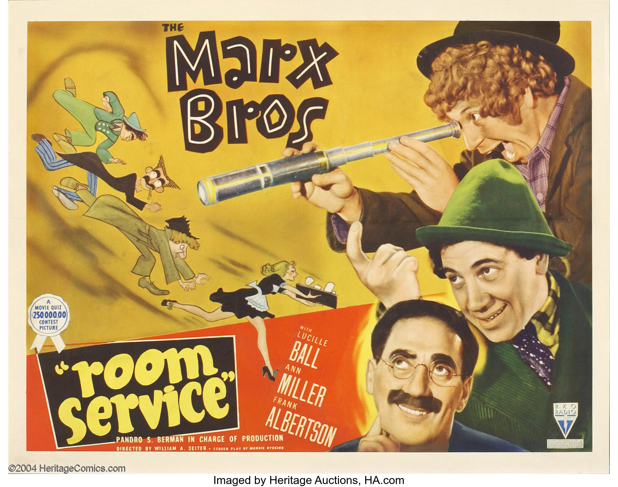 Room Service (RKO, 1938).... Movie Posters Comedy | Lot #16374 ...