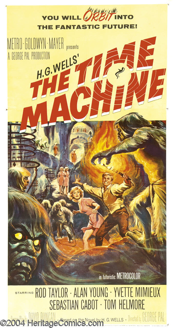 the Time Machine (MGM, 1960).... Movie Posters Science Fiction | Lot ...