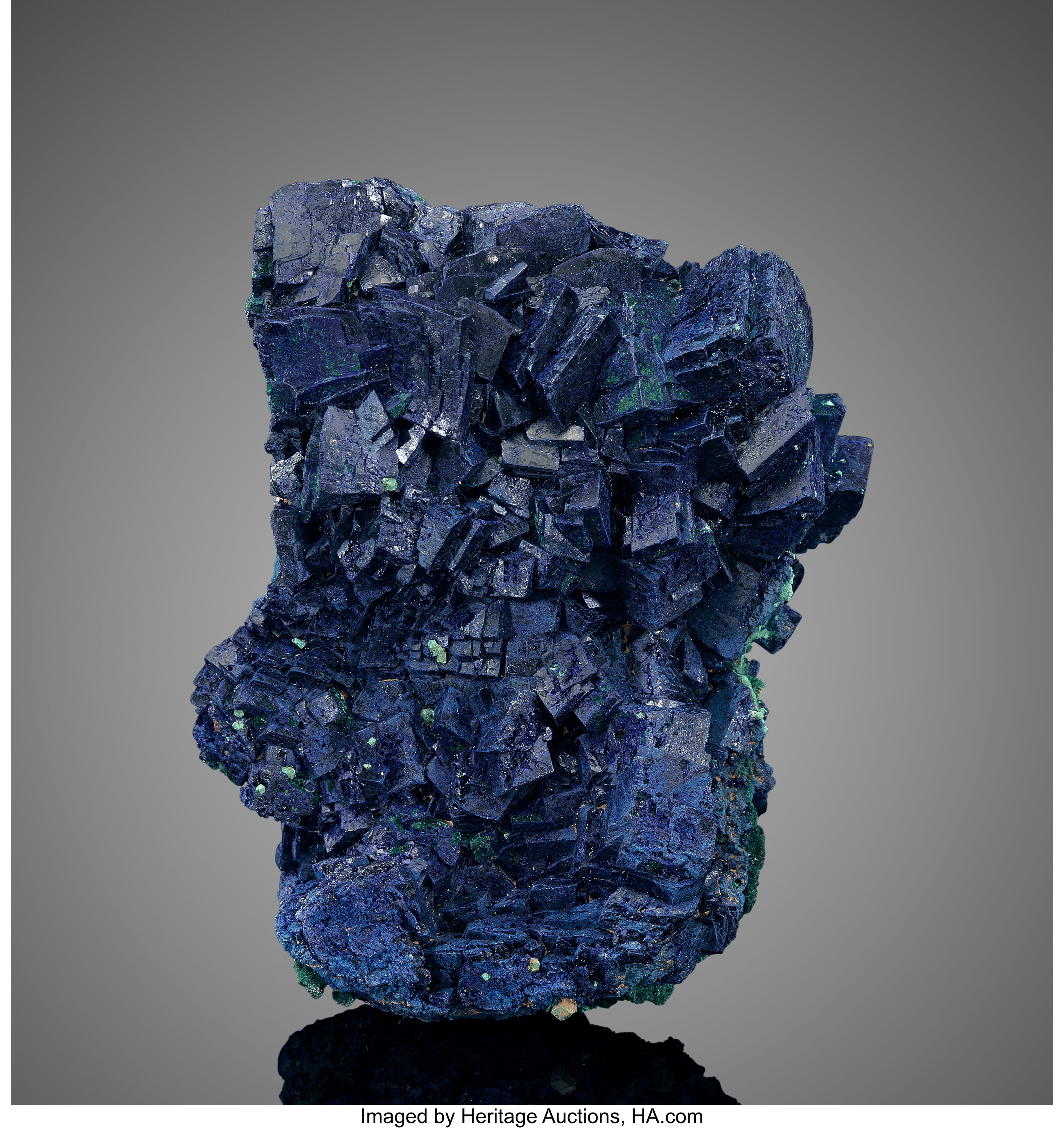 Azurite. Chessy copper mines, Chessy, Auvergne-Rhone-Alpes, France ...