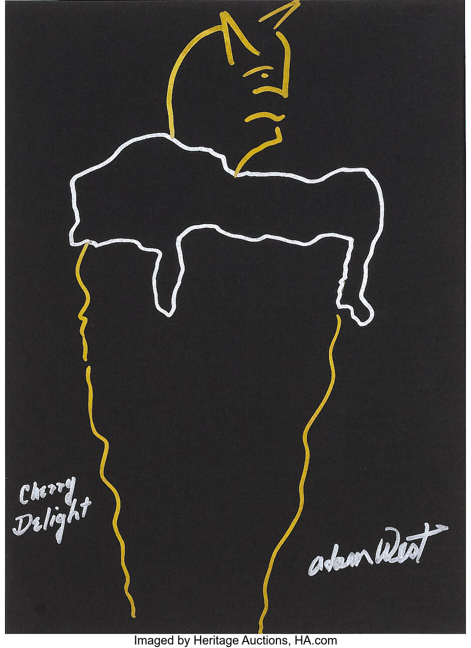 Adam West "Cherry DeLight" Batman Painting. Adam West forever made ...
