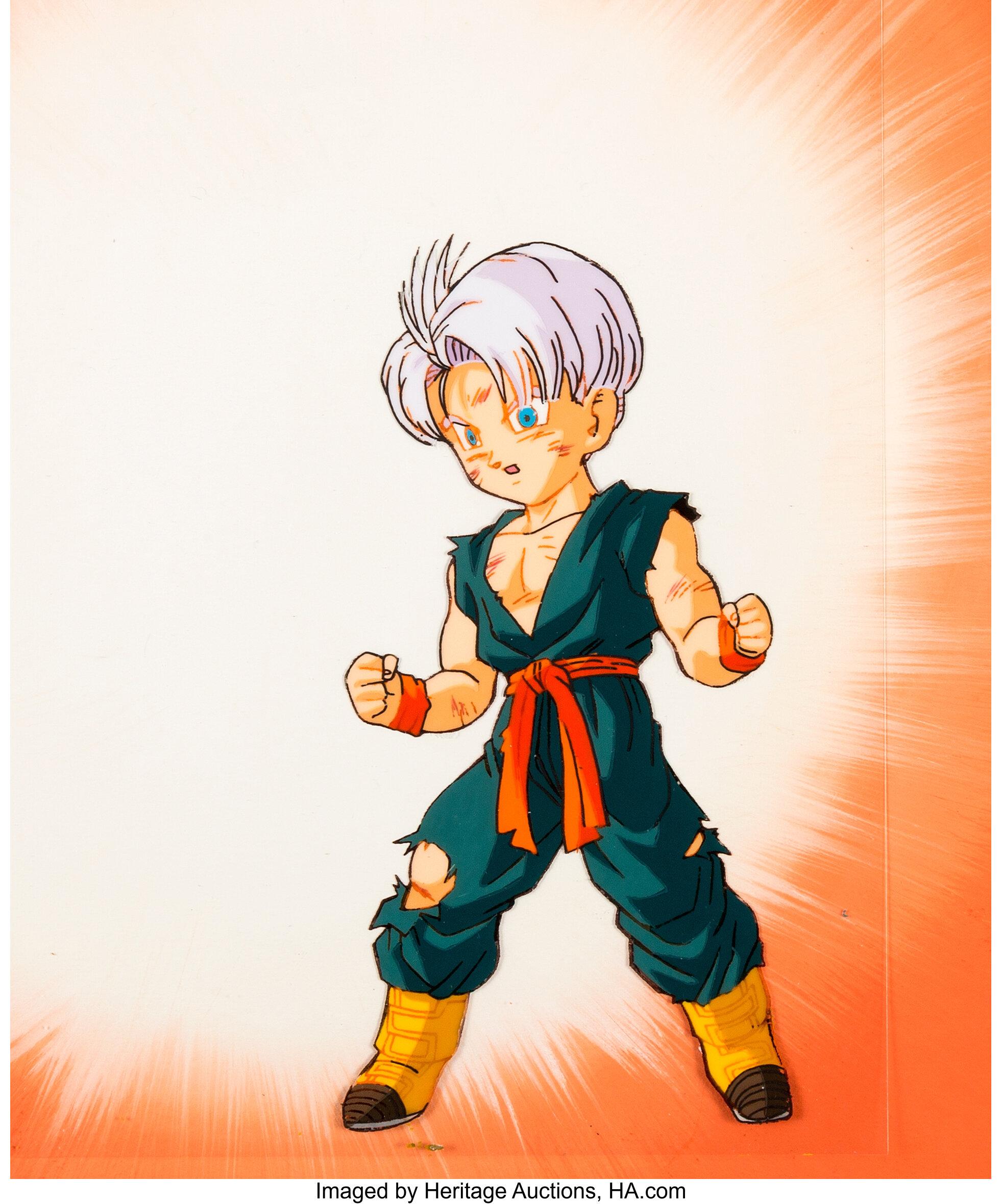 Dragon Ball Z: Wrath of the Dragon Trunks Production Cel with | Lot ...