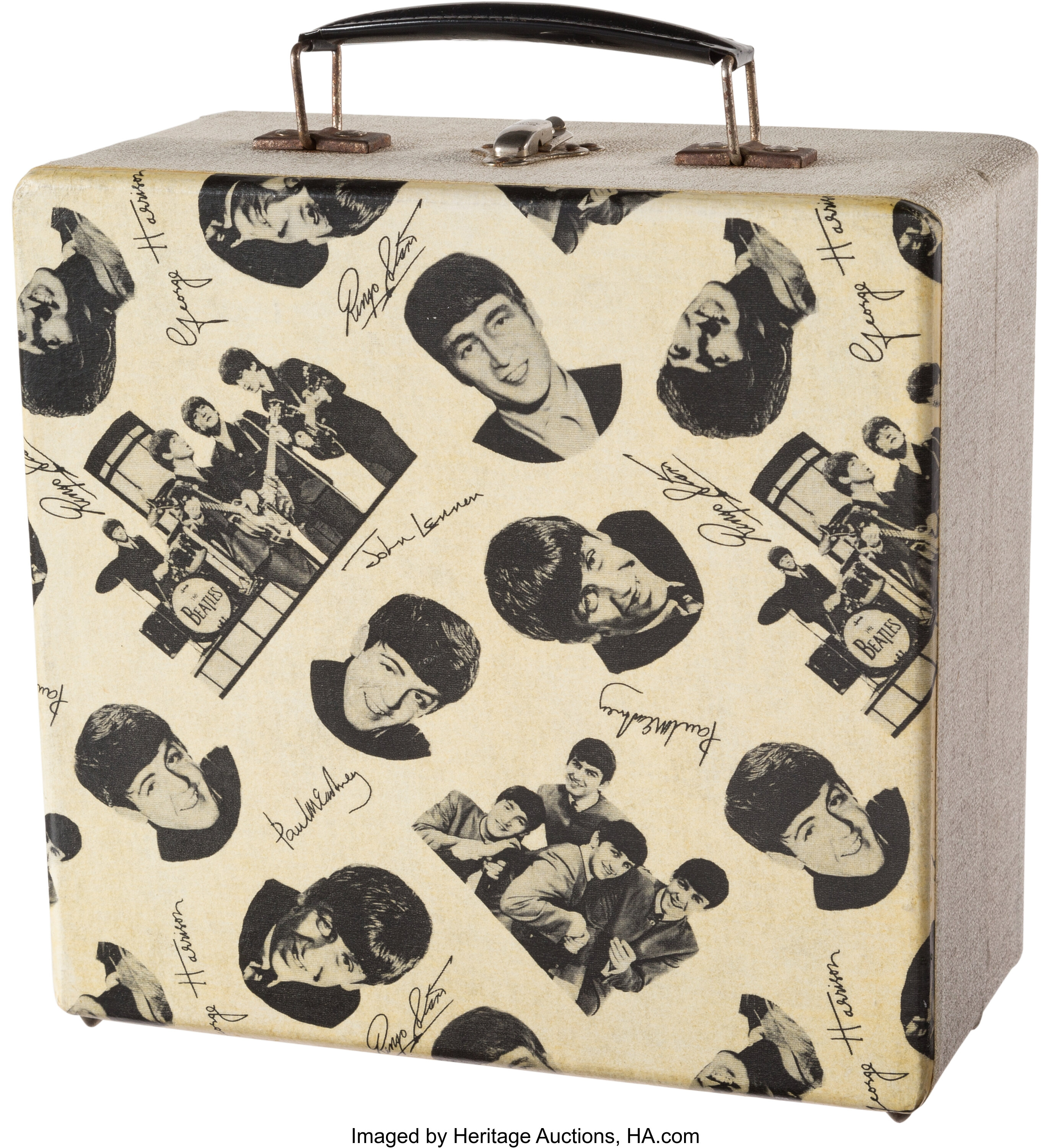 The Beatles Hardshell 45 Record Carrier Case By Cheney (UK,1963/64 ...