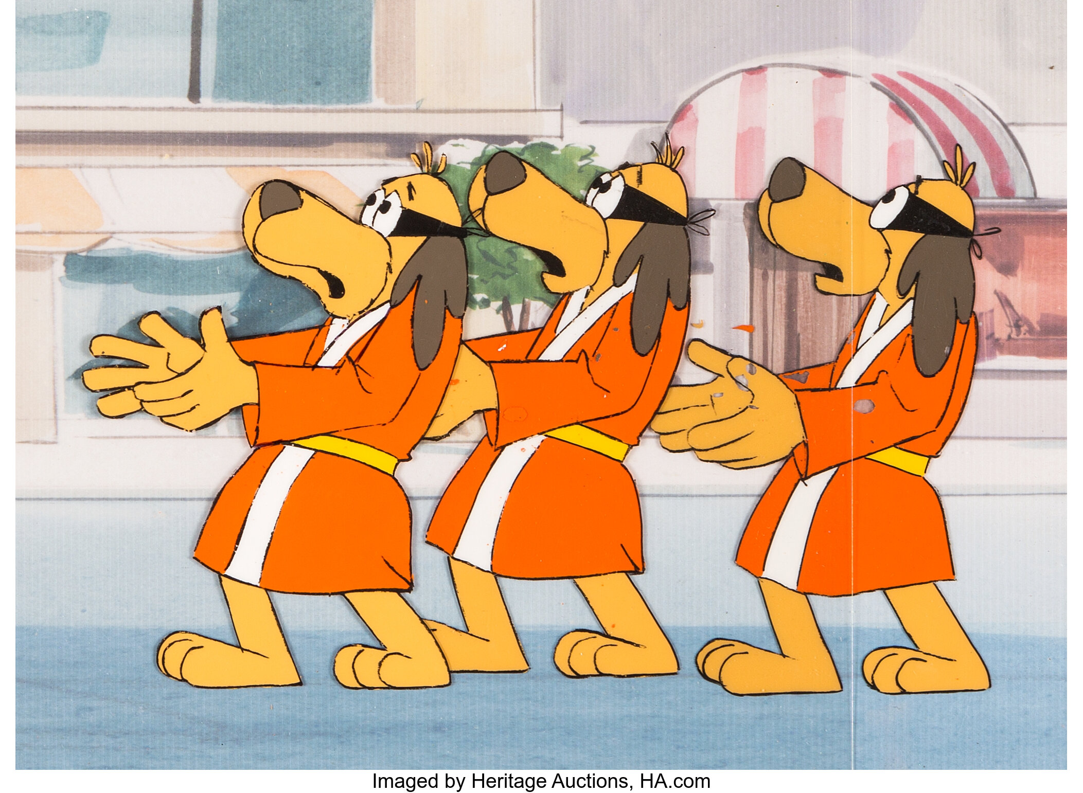 Hong Kong Phooey Hong Kong Phooey Production Cel Sequence of 3 | Lot ...