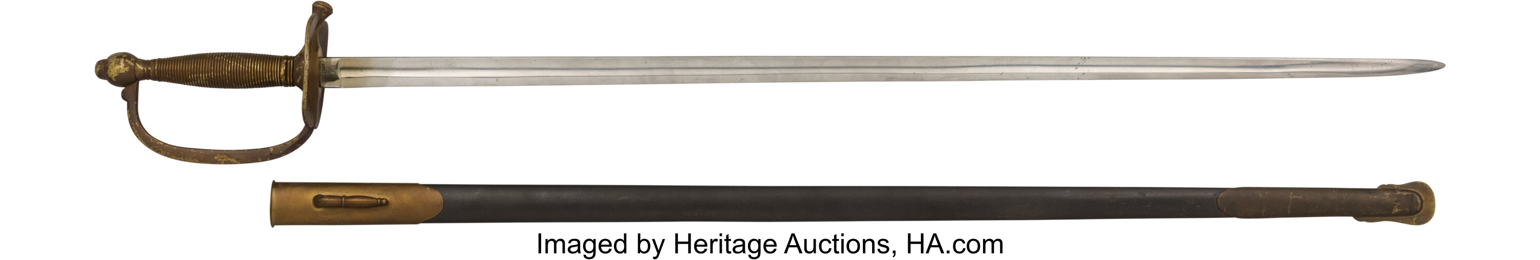 Civil War U.S. Model 1840 Noncommissioned Officers' Sword, Dated | Lot ...