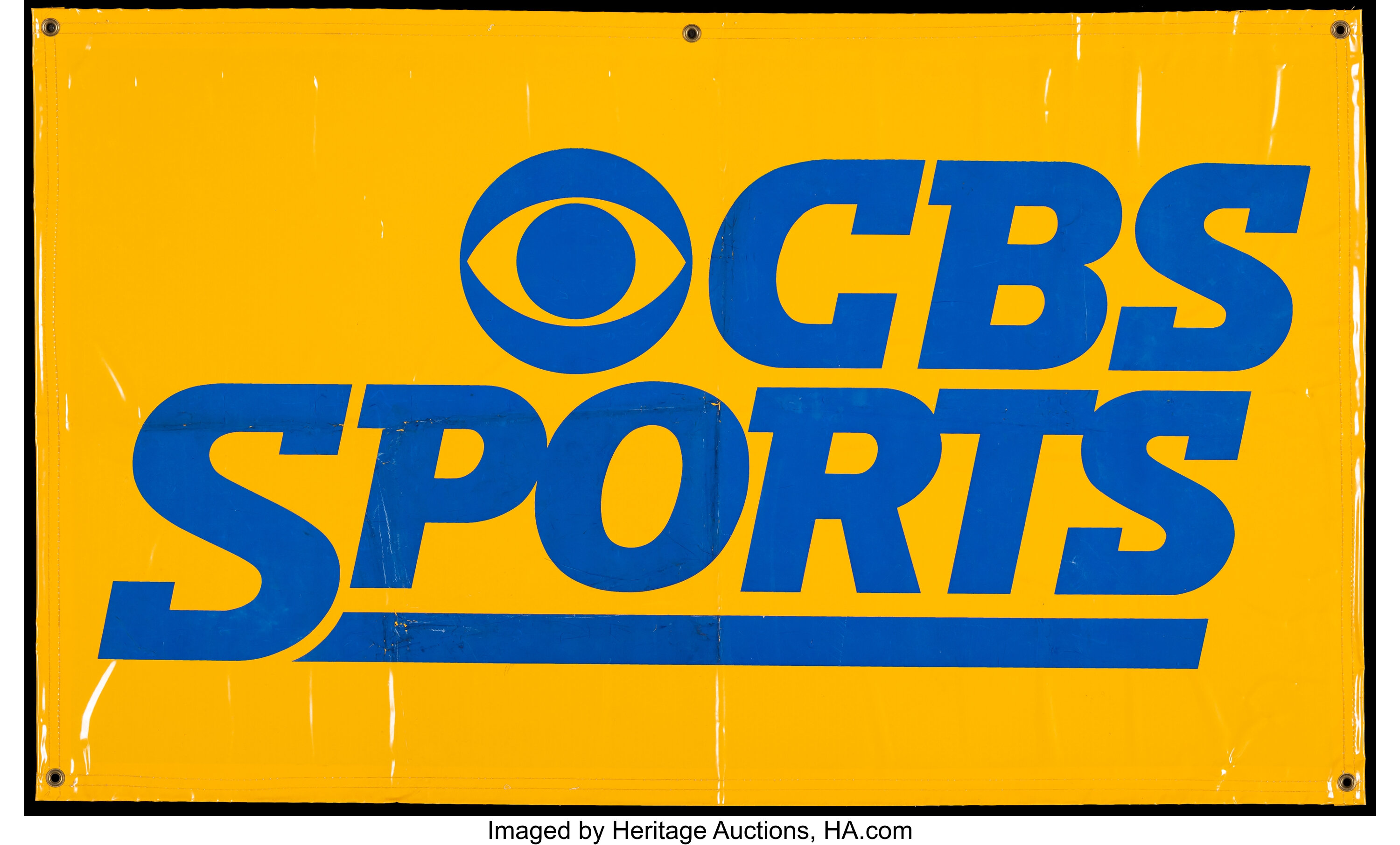 CBS Sports (1980s). Rolled, Very Fine-. Banner (29.5" X 49"). | Lot ...
