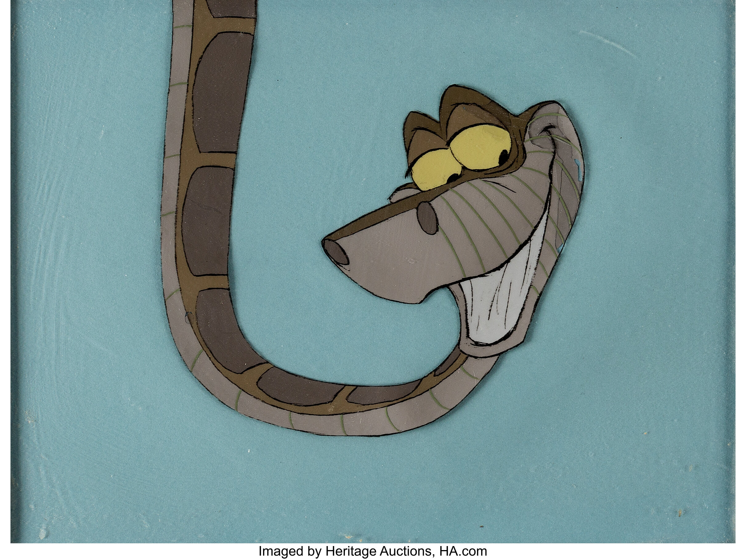 The Jungle Book Kaa Production Cel (Walt Disney, 1967).... | Lot #19126 ...