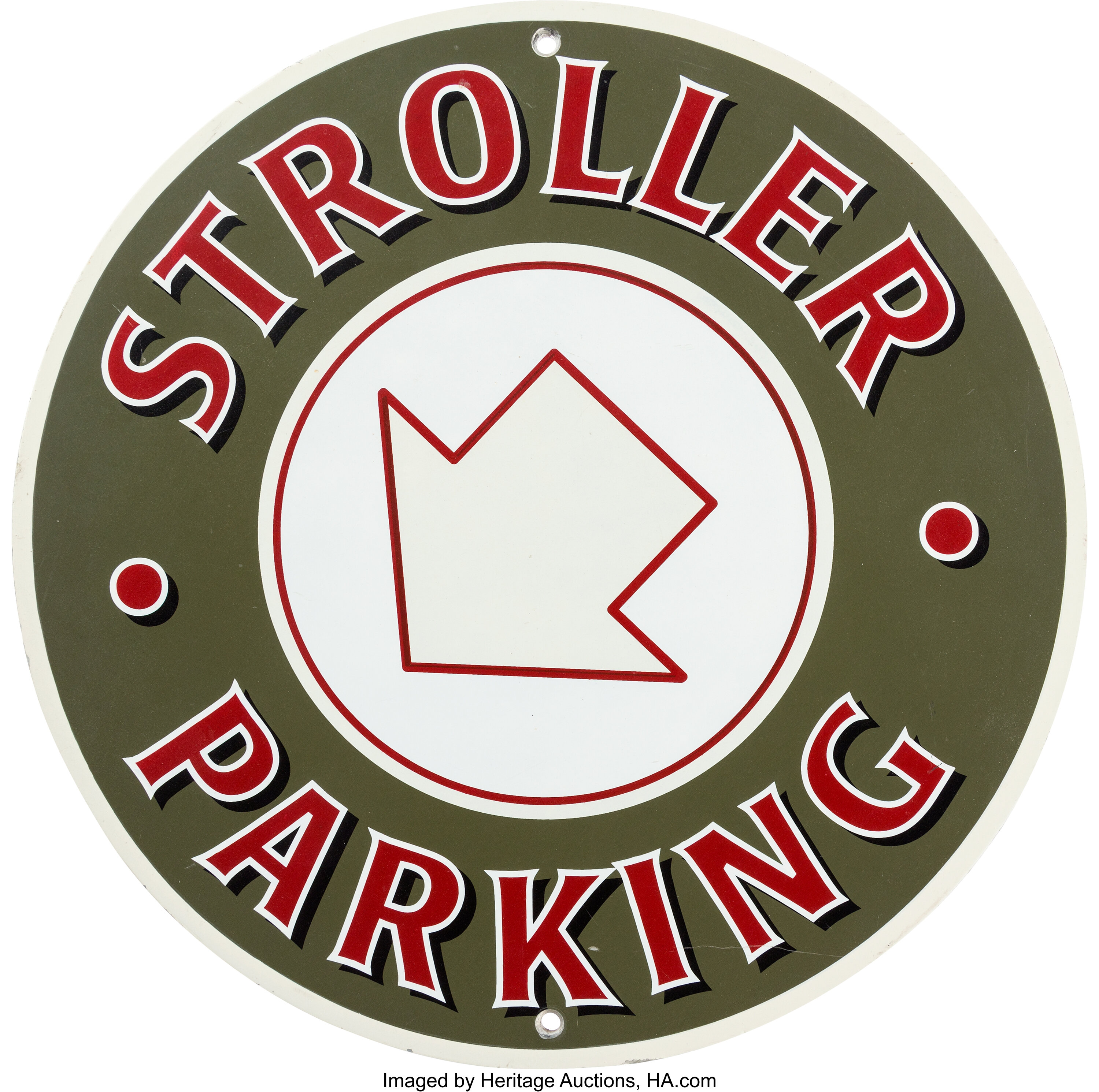 Disneyland "Stroller Parking" Sign (Walt Disney, c. | Lot #16285 ...