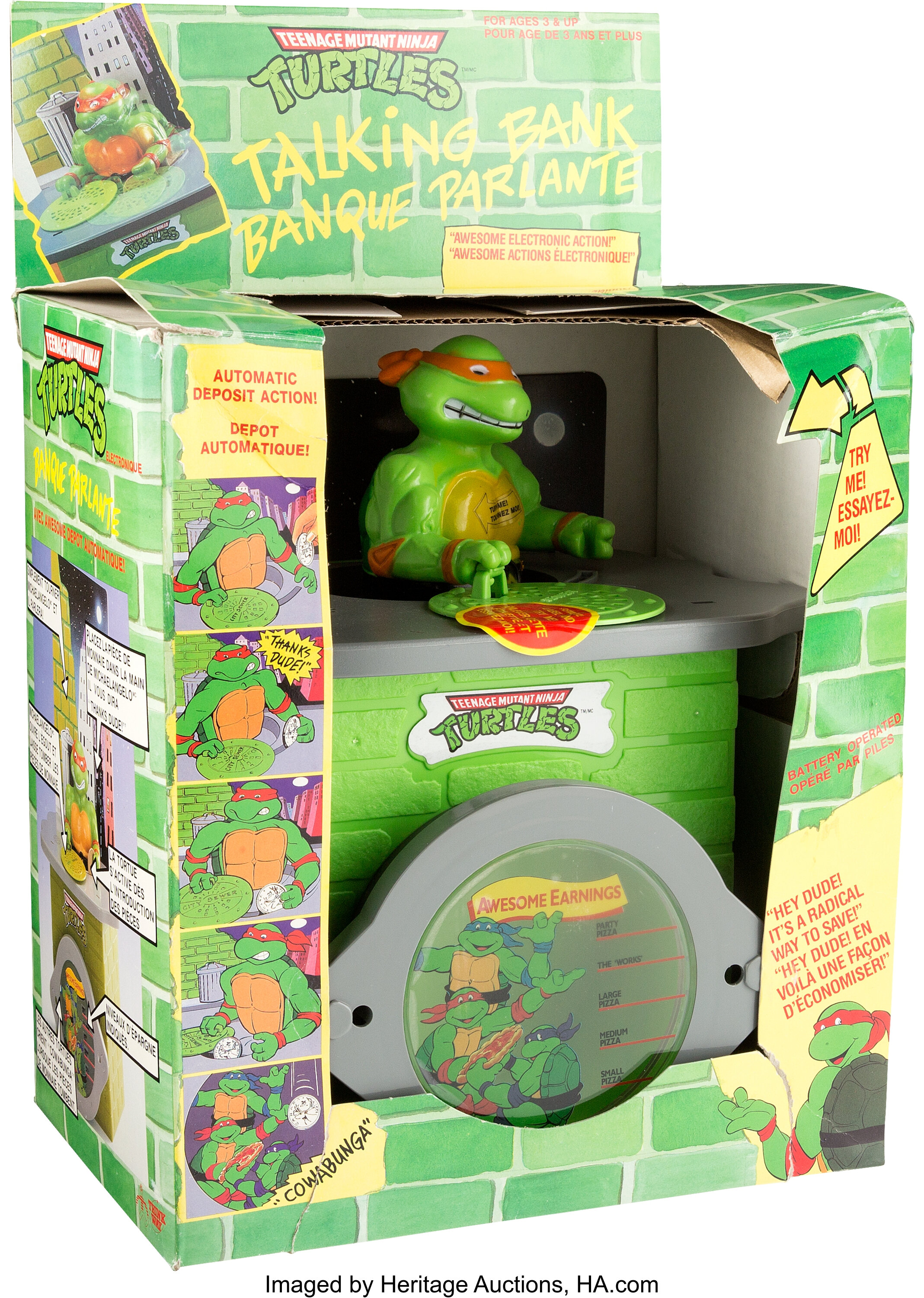 Teenage Mutant Ninja Turtles - Talking Bank Sample Prototype (Think ...