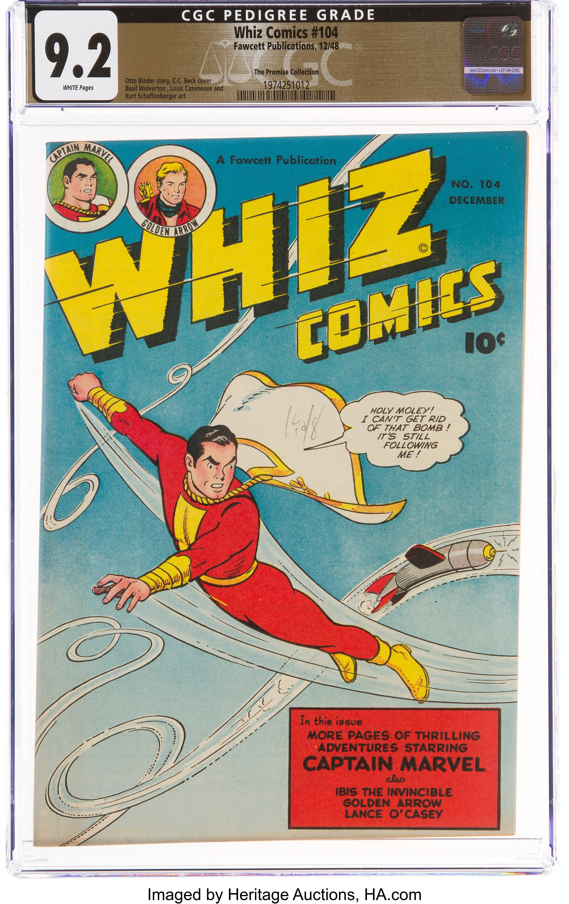 How Much Is Whiz Comics #104 Worth? Browse Comic Prices | Heritage Auctions