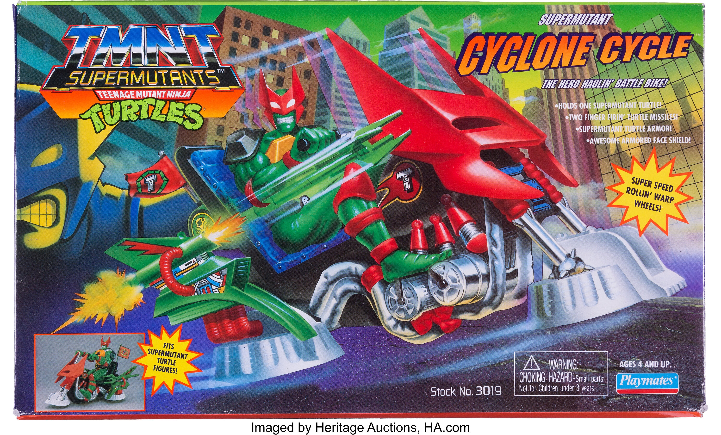 Teenage Mutant Ninja Turtles - TMNT Supermutants Cyclone Cycle | Lot ...