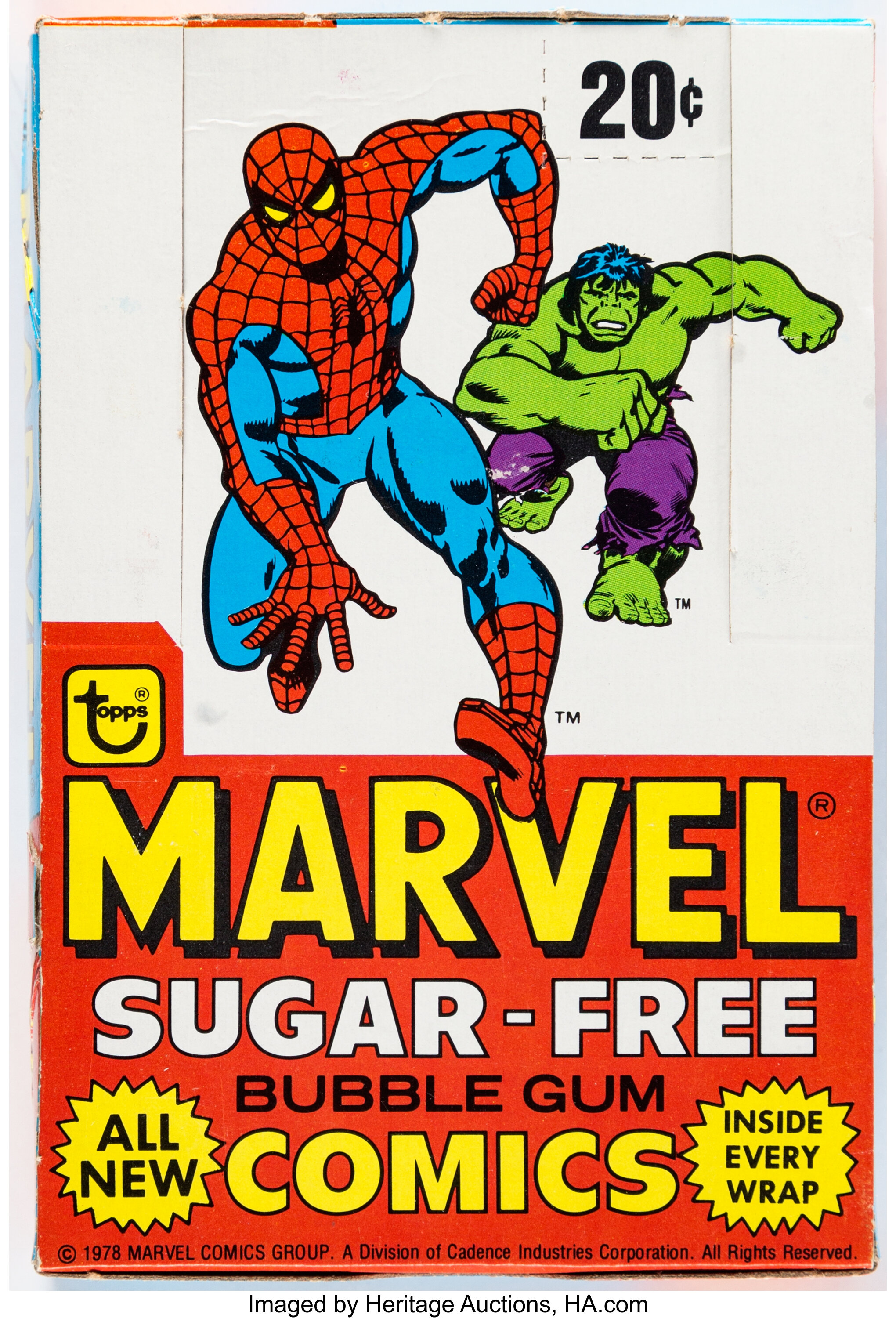 Marvel Sugar-Free Bubble Gum Full Box (Topps, 1978).... Memorabilia ...