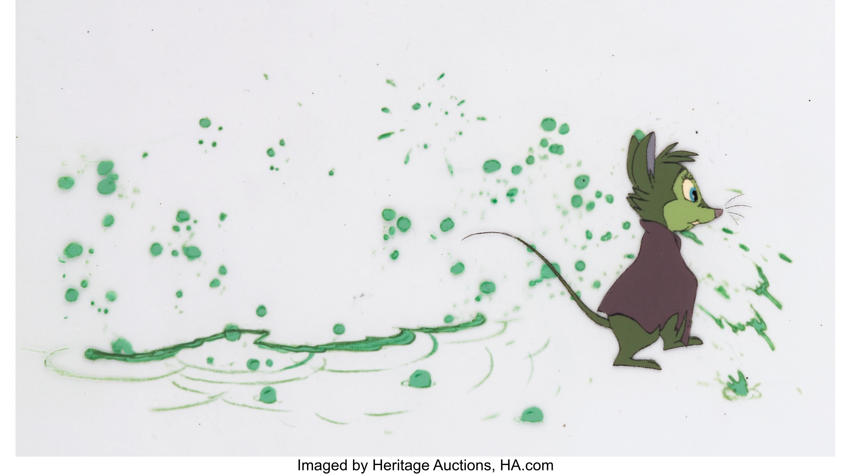 The Secret of NIMH Mrs. Brisby Production Cel Setup (Don Bluth, | Lot ...