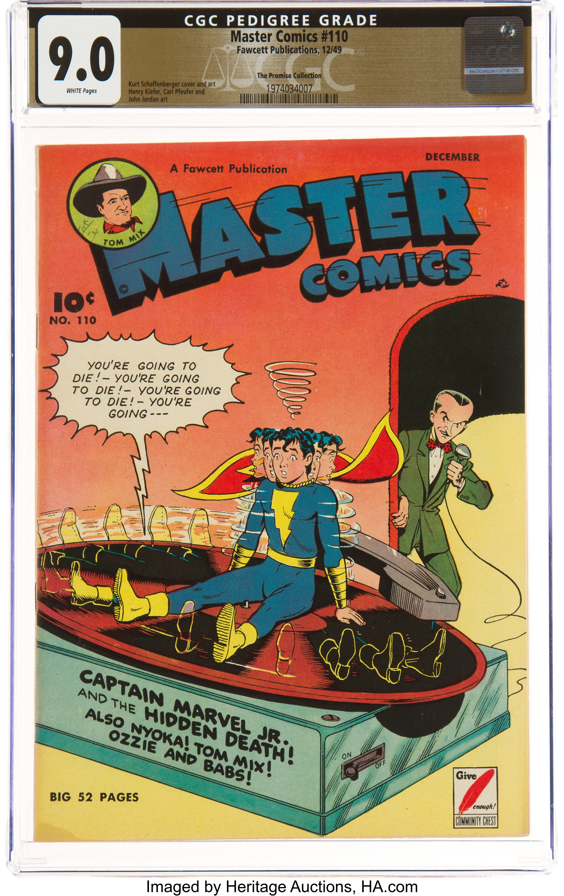 How Much Is Master Comics #110 Worth? Browse Comic Prices | Heritage ...